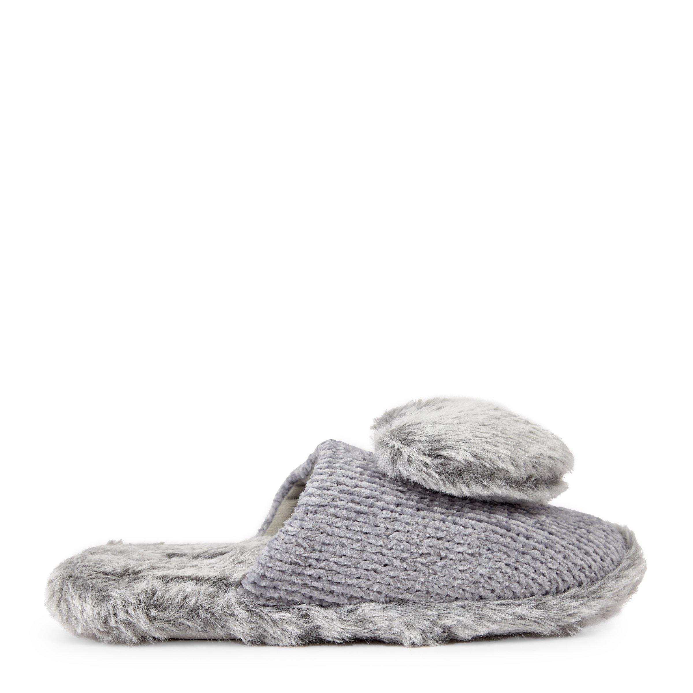 Grey Closed Toe Slippers (3138226) | Identity