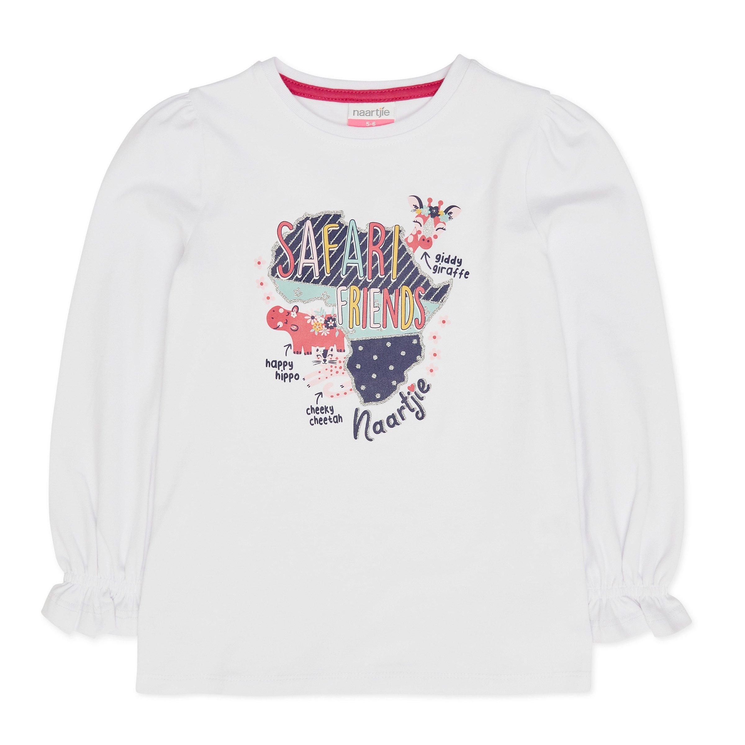 Kid Girl White Long Sleeve T-shirt (3138424) | Naartjie
