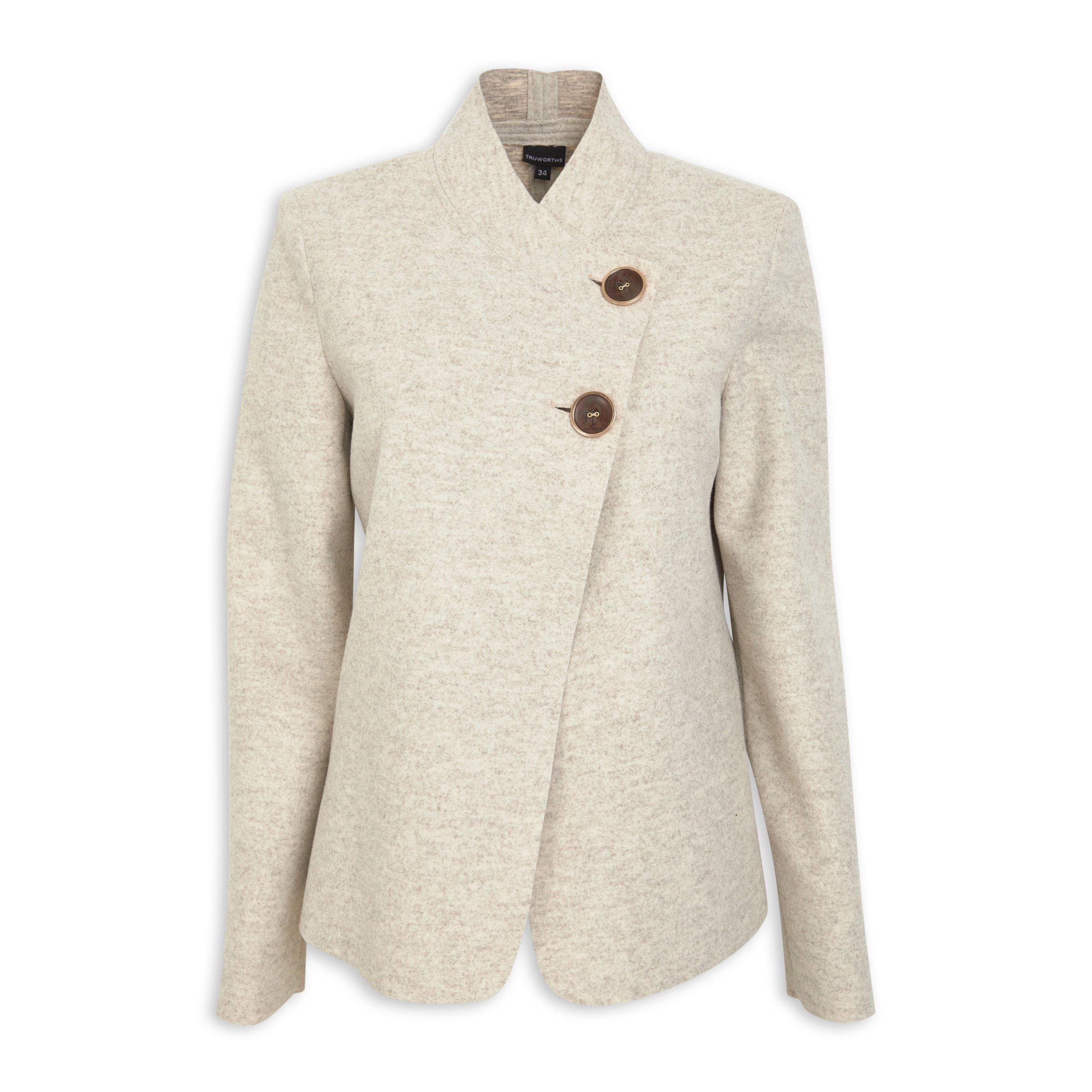 Stone Retro Jacket (3139083) | Truworths