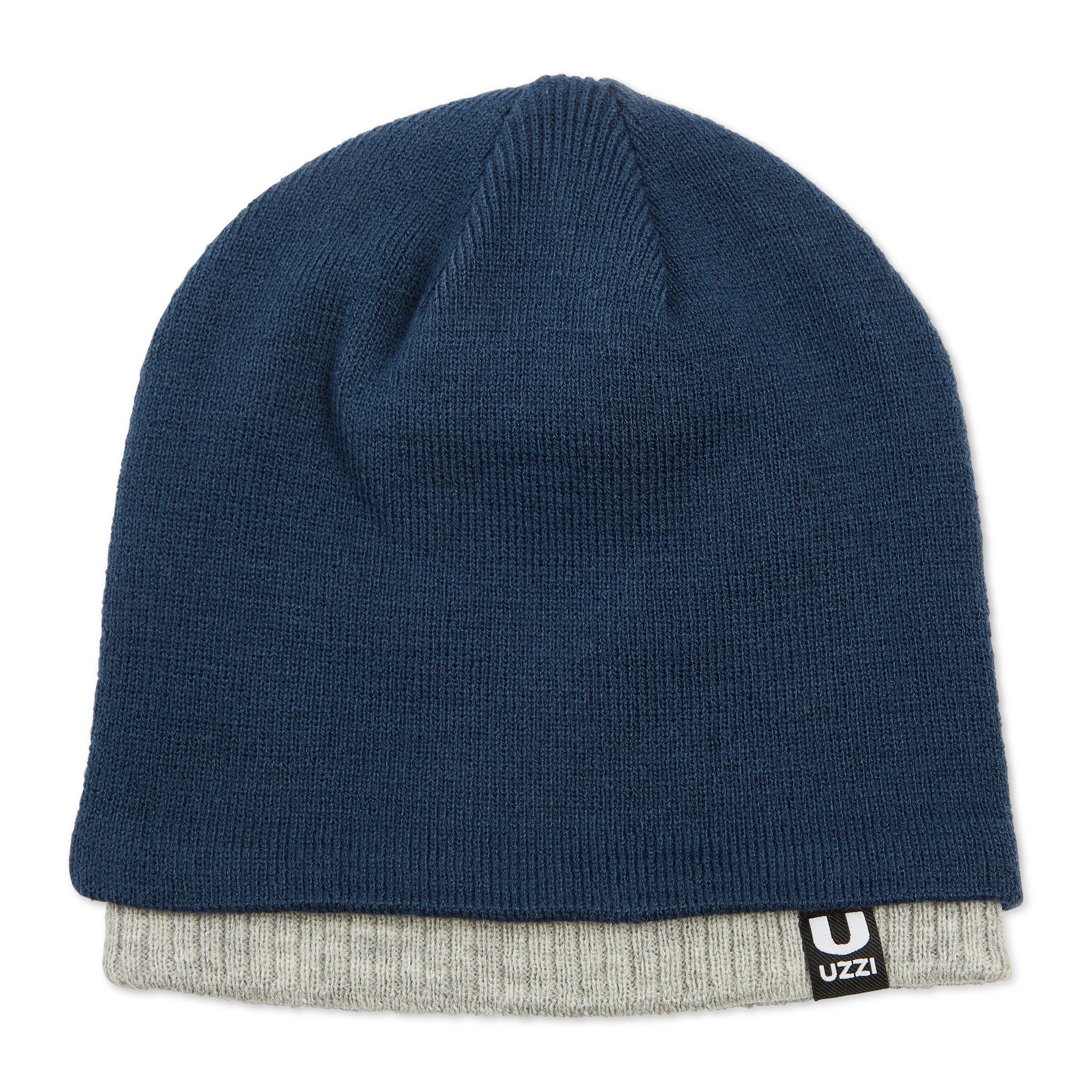 Navy Reversible Beanie (3139258) | UZZI