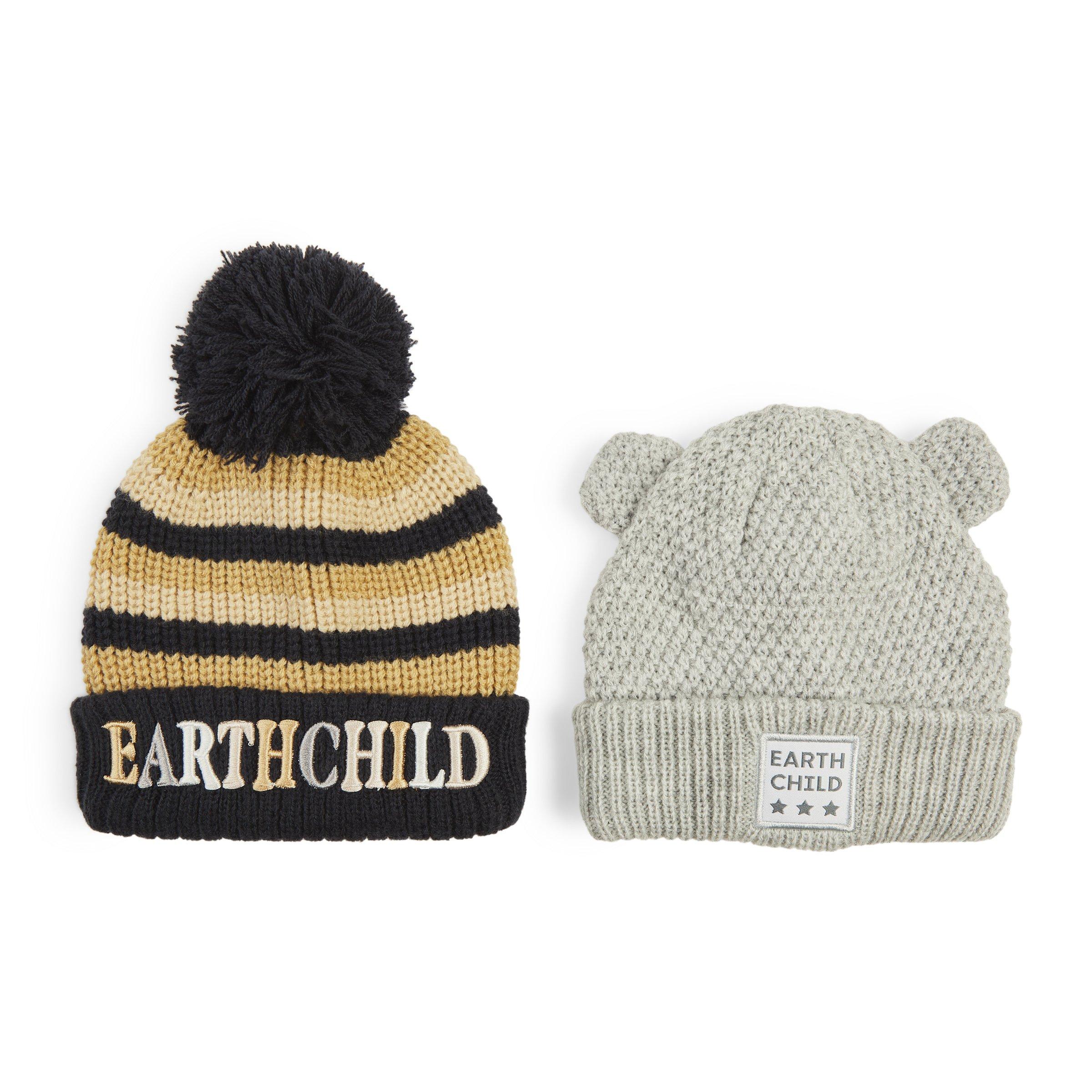 Baby Boys 2-pack Beanies (3139693) | Earthchild