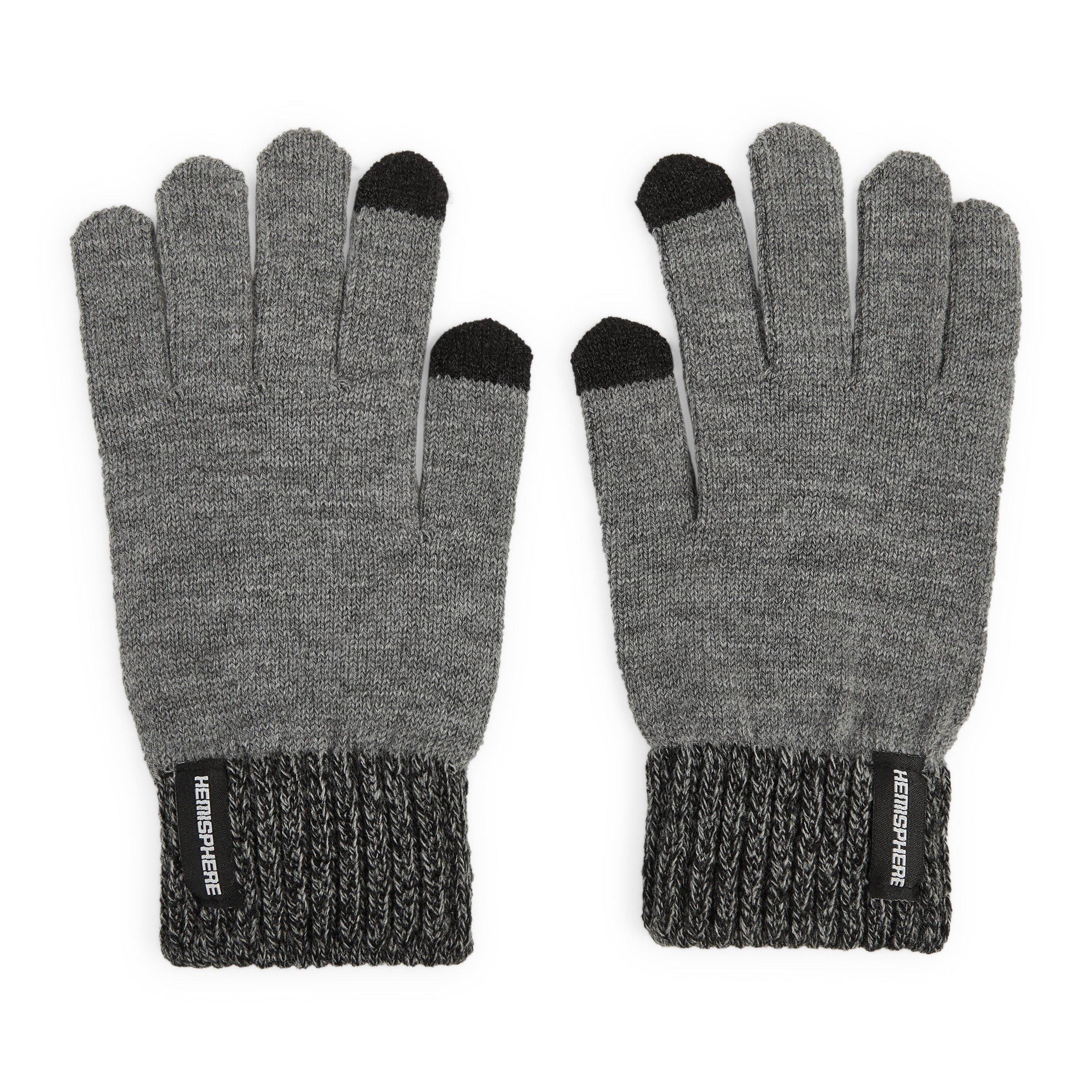 Grey Knitted Gloves (3139896) | Hemisphere