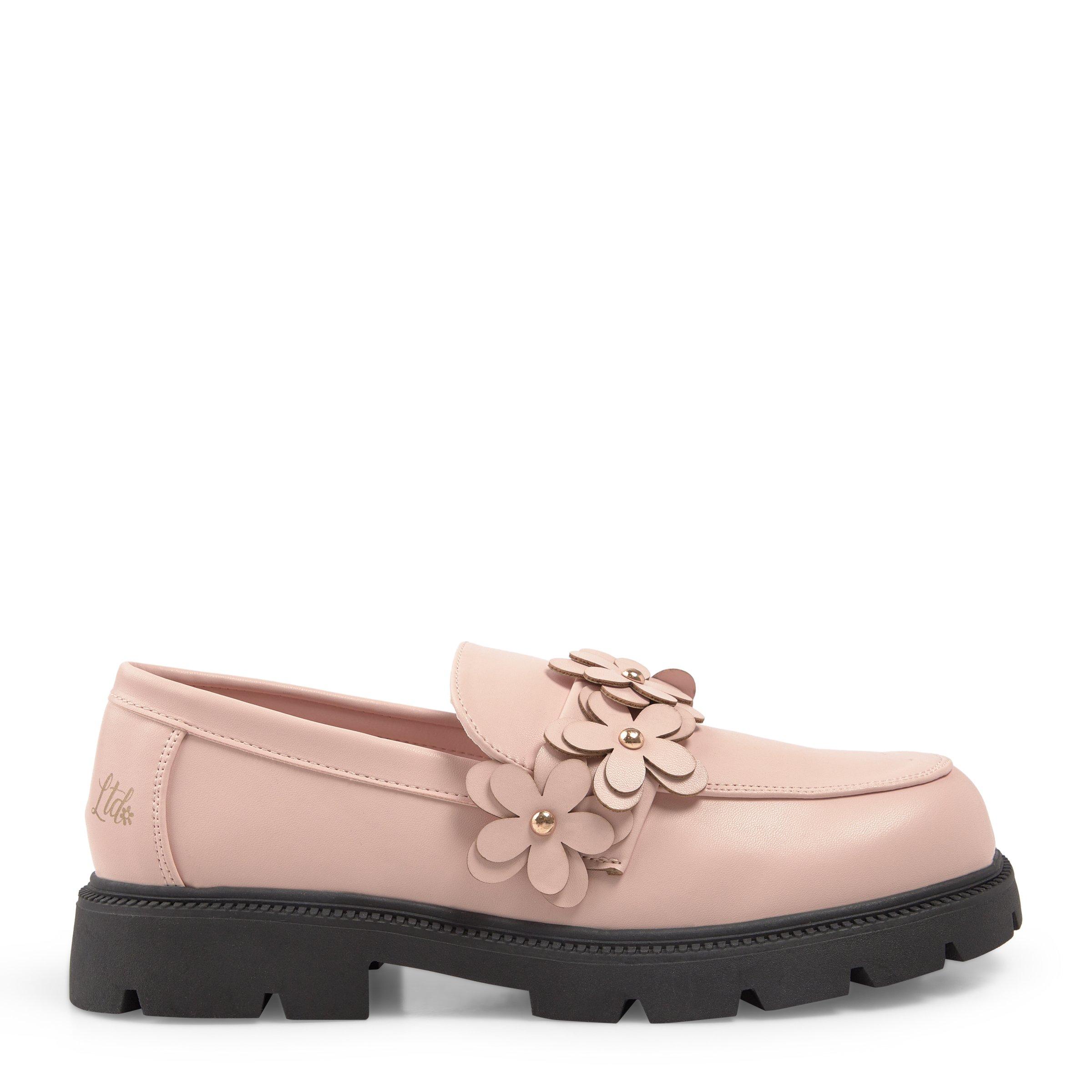 Girls Pink Loafer Shoes (3140112) | LTD Kids