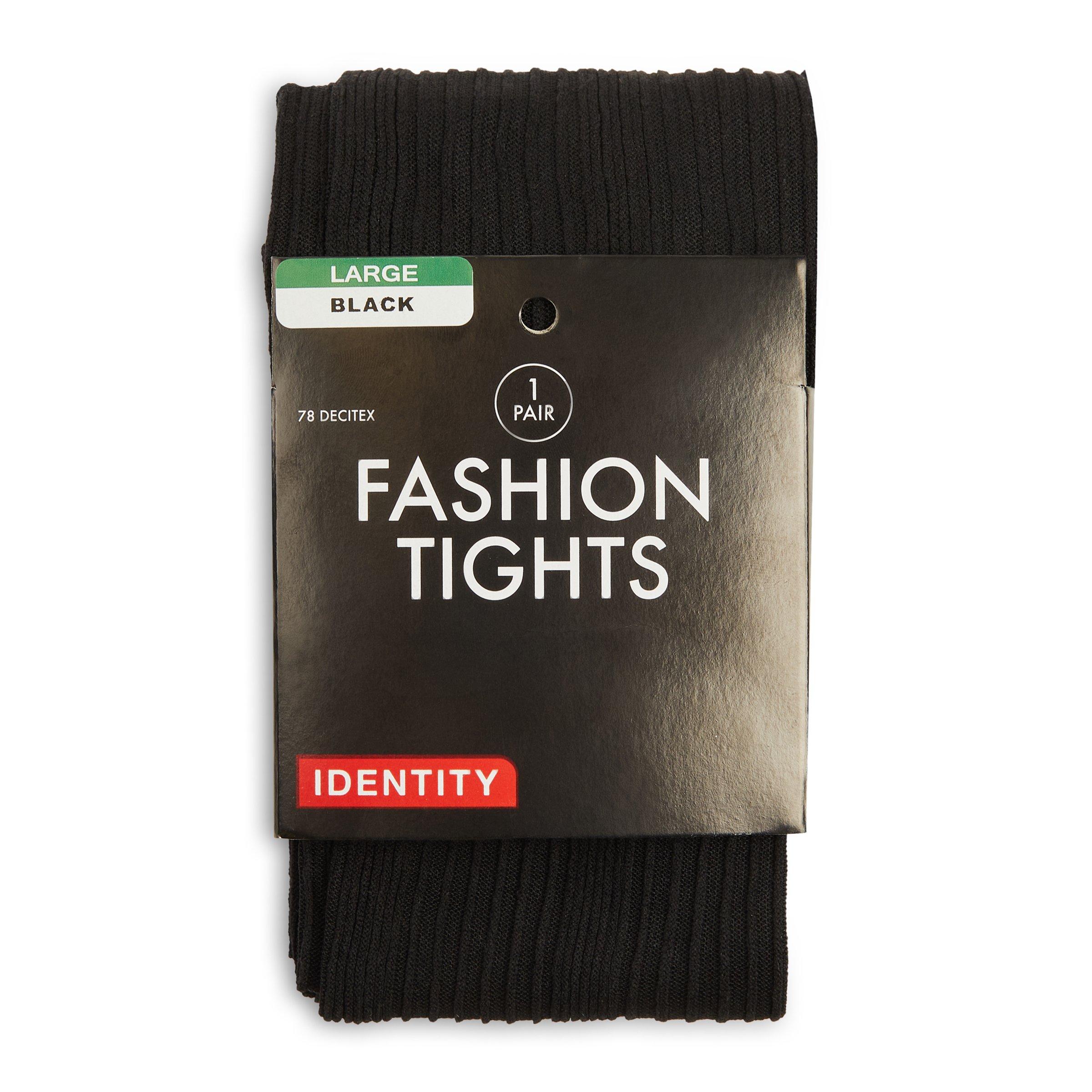 Black Rib Stockings (3140188) | Identity