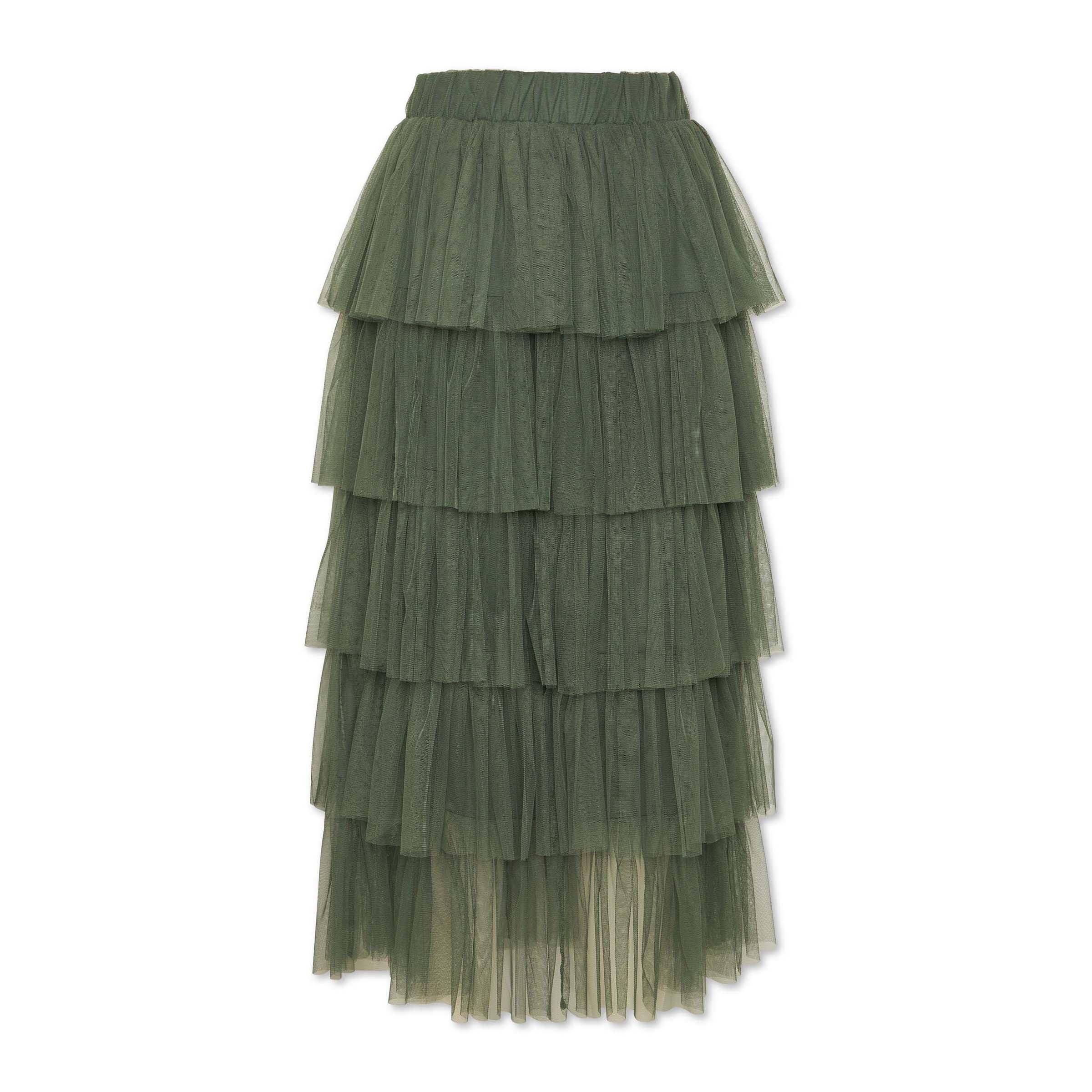 Green Rara Tiered Skirt (3140345) | Truworths