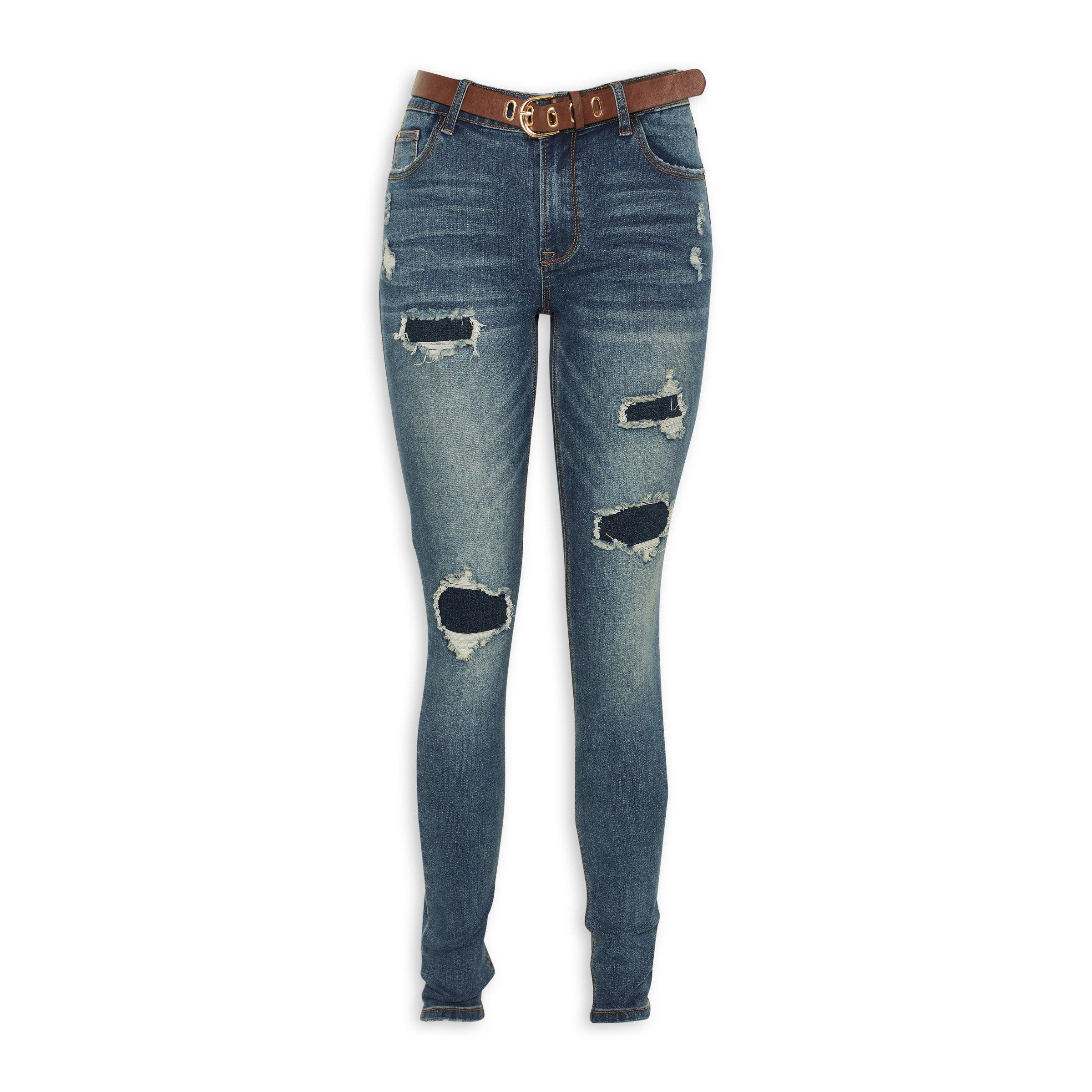 Indigo Belted Skinny Jeans (3140641) | Identity