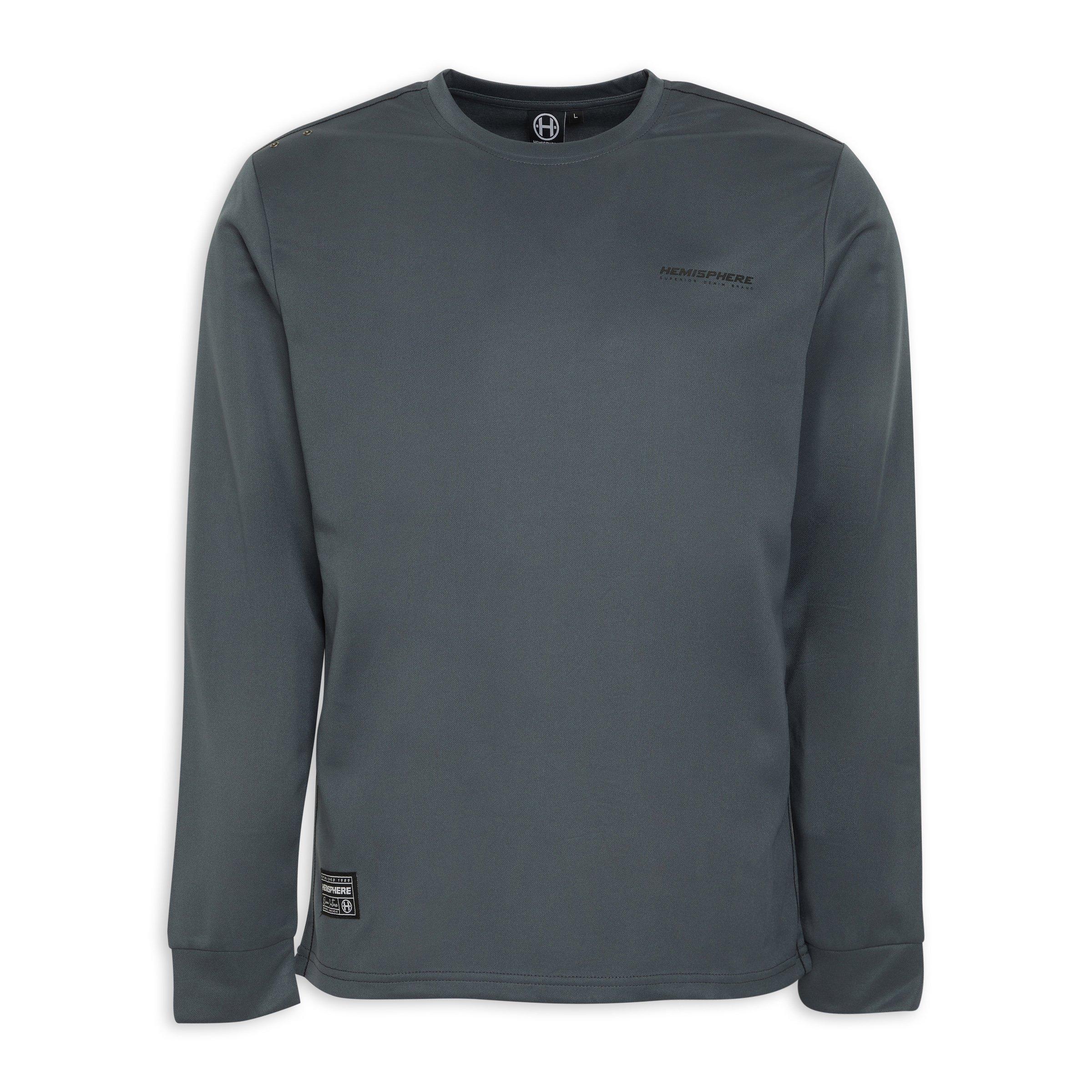 Grey Long Sleeve T-shirt (3140718) | Hemisphere