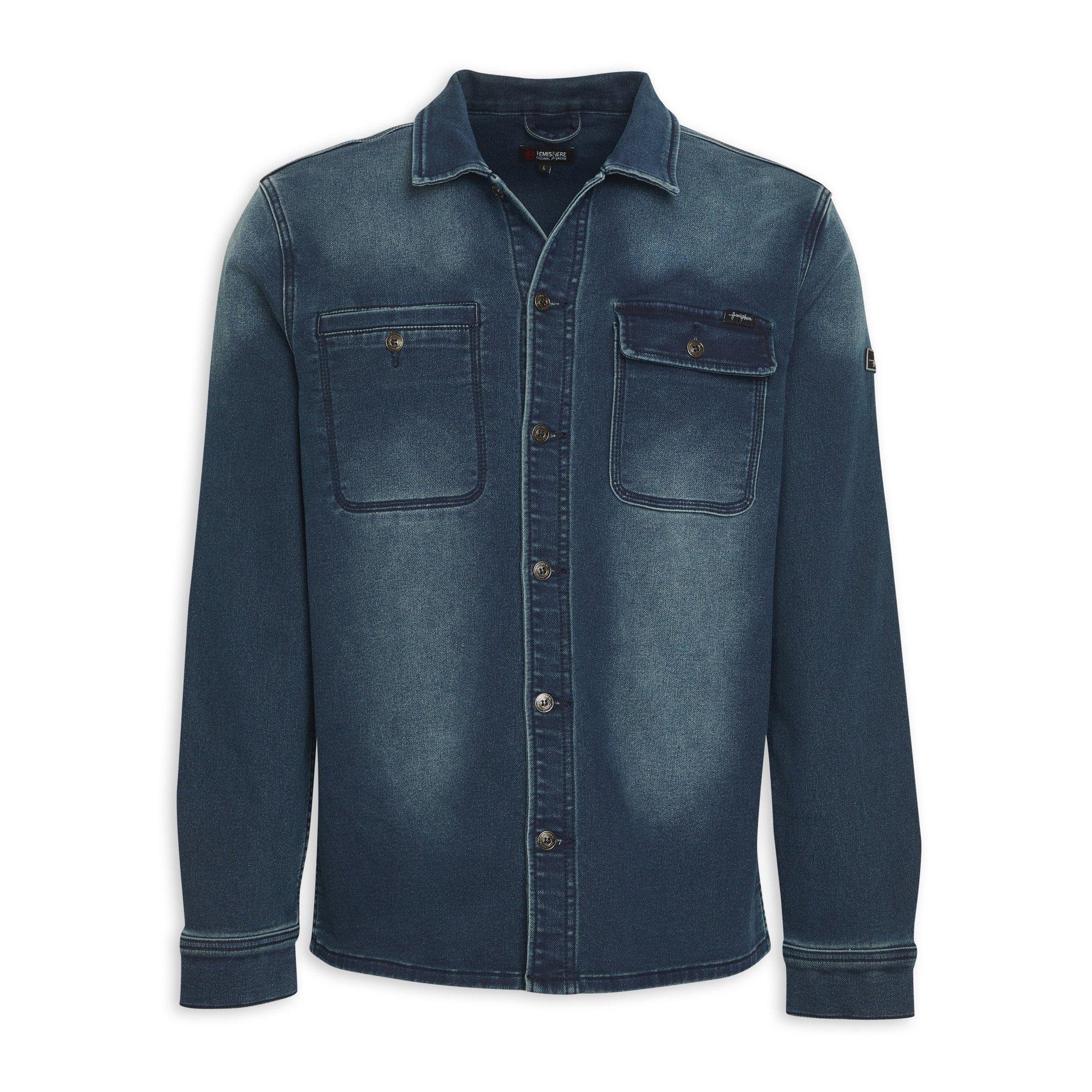 Denim Shacket (3140922) | Hemisphere