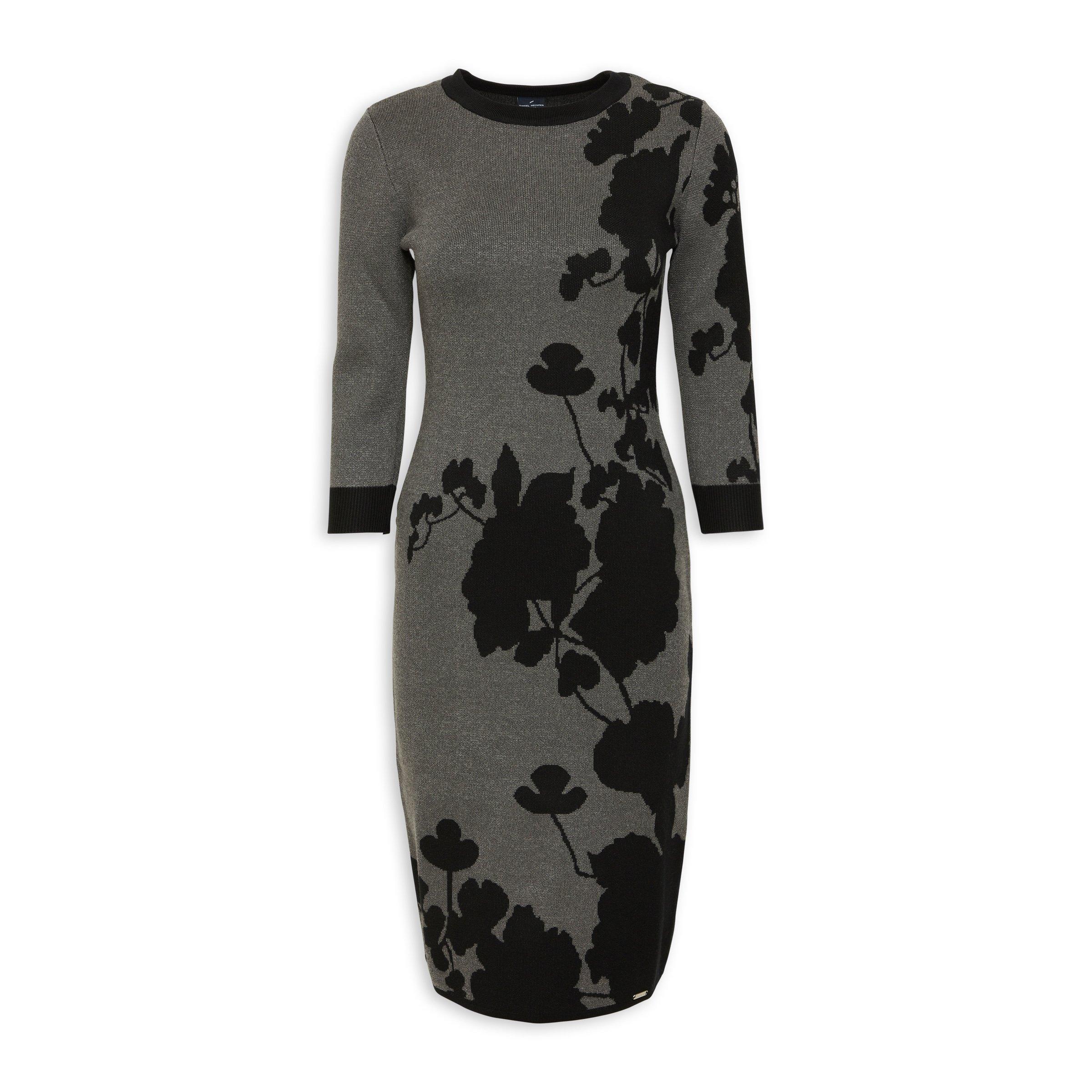 Grey Floral Dress (3141386) | Daniel Hechter
