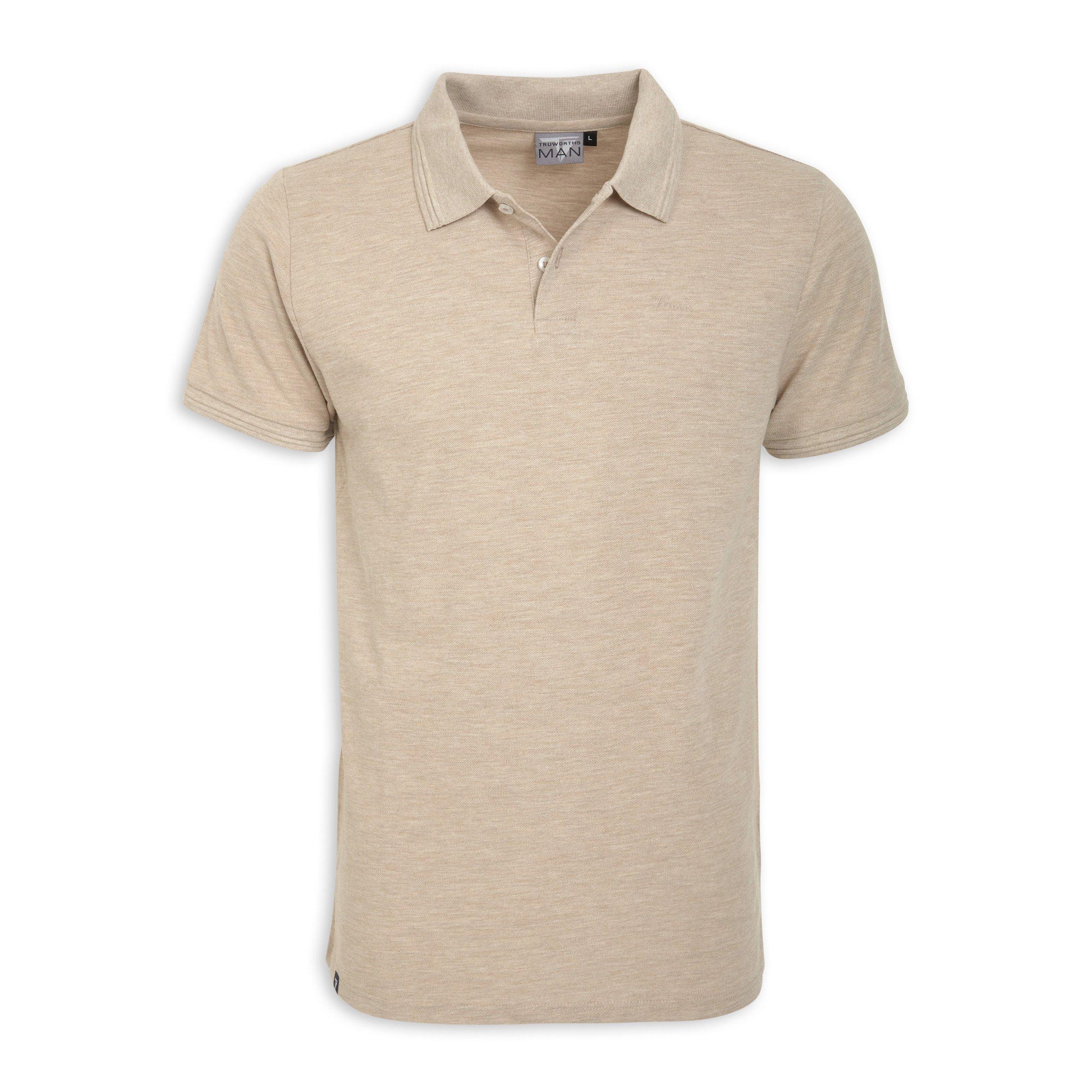 Beige Golfer Shirt (3141494) | Truworths Man