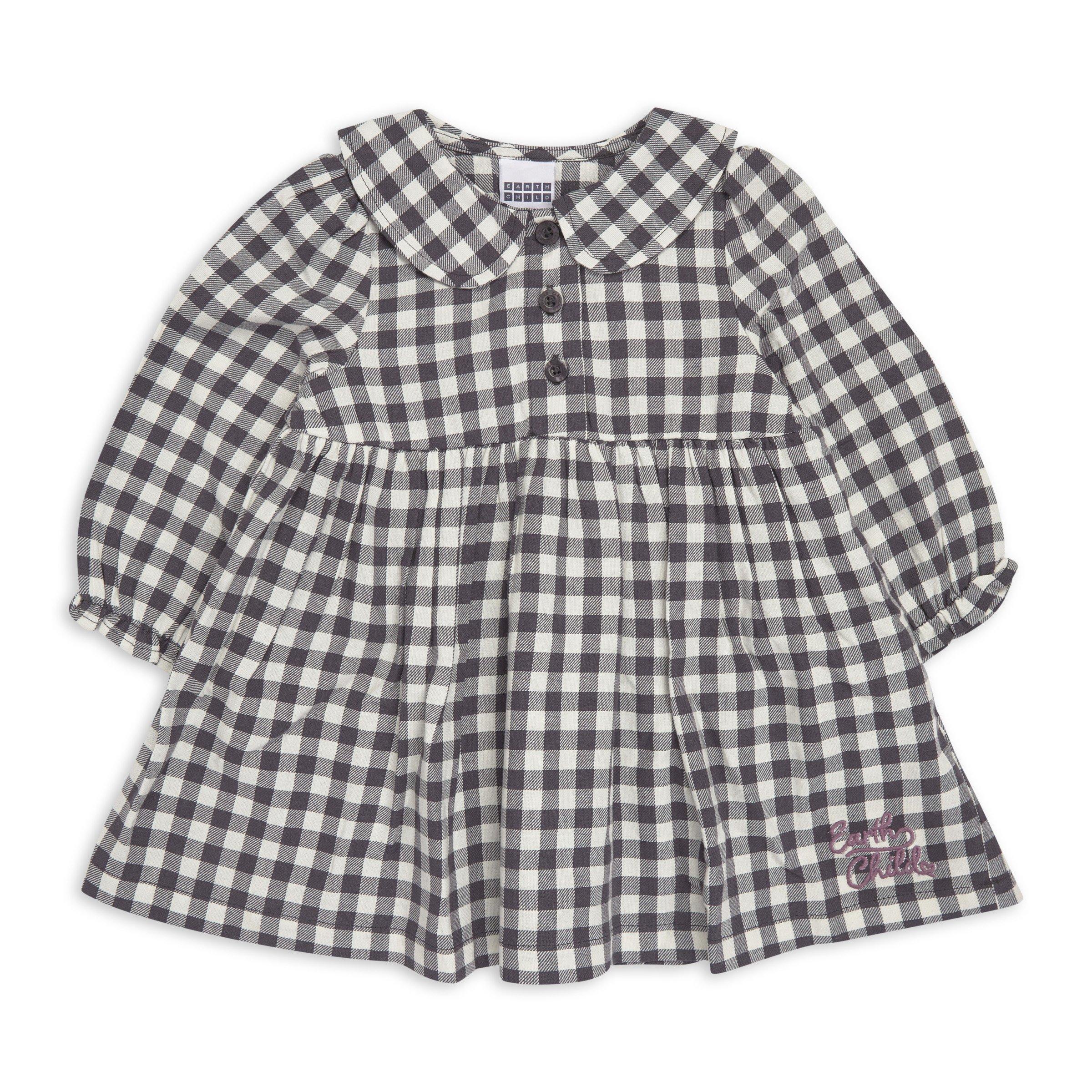 Baby Girls Check Dress (3141813) | Earthchild