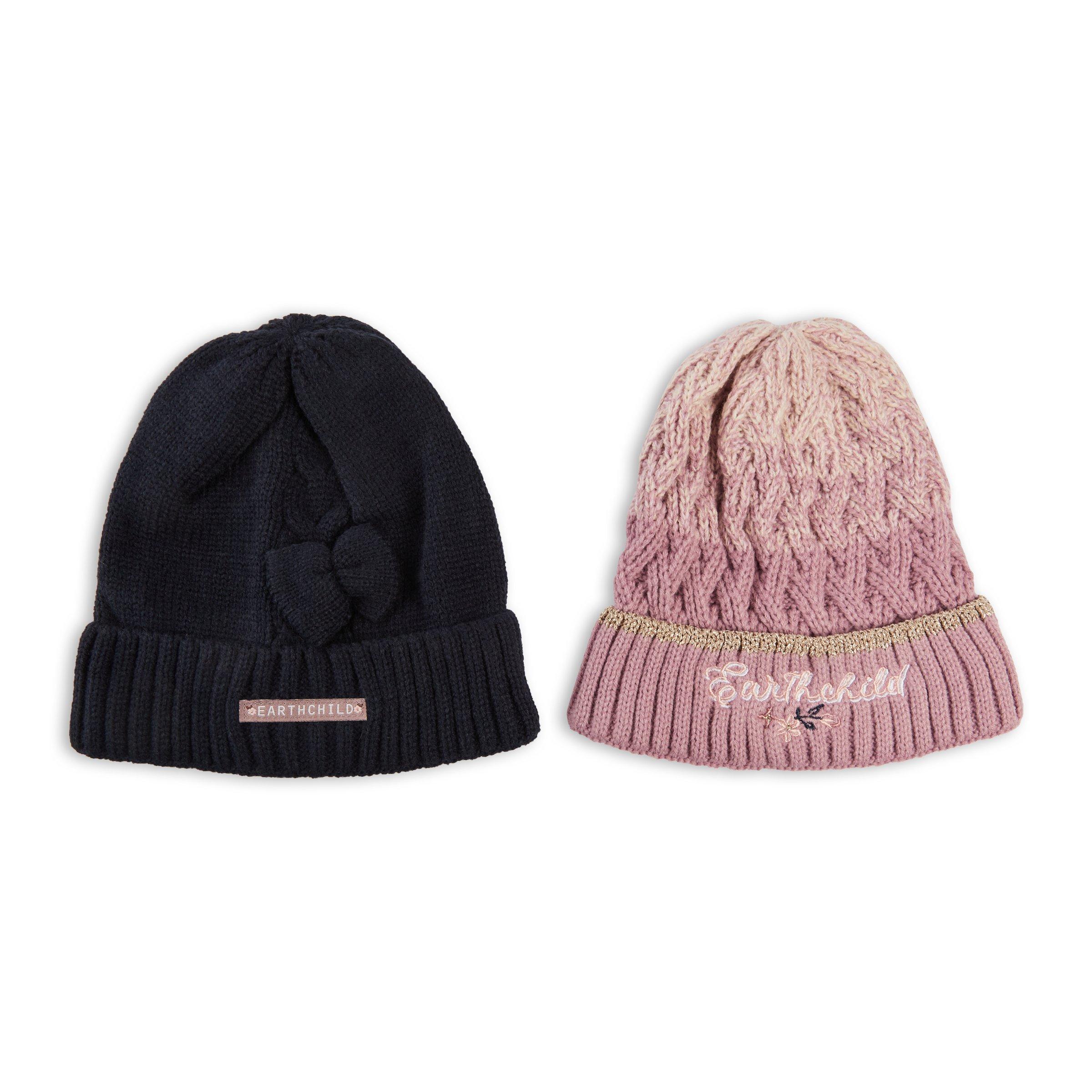 Girls 2-pack Beanies (3141814) | Earthchild