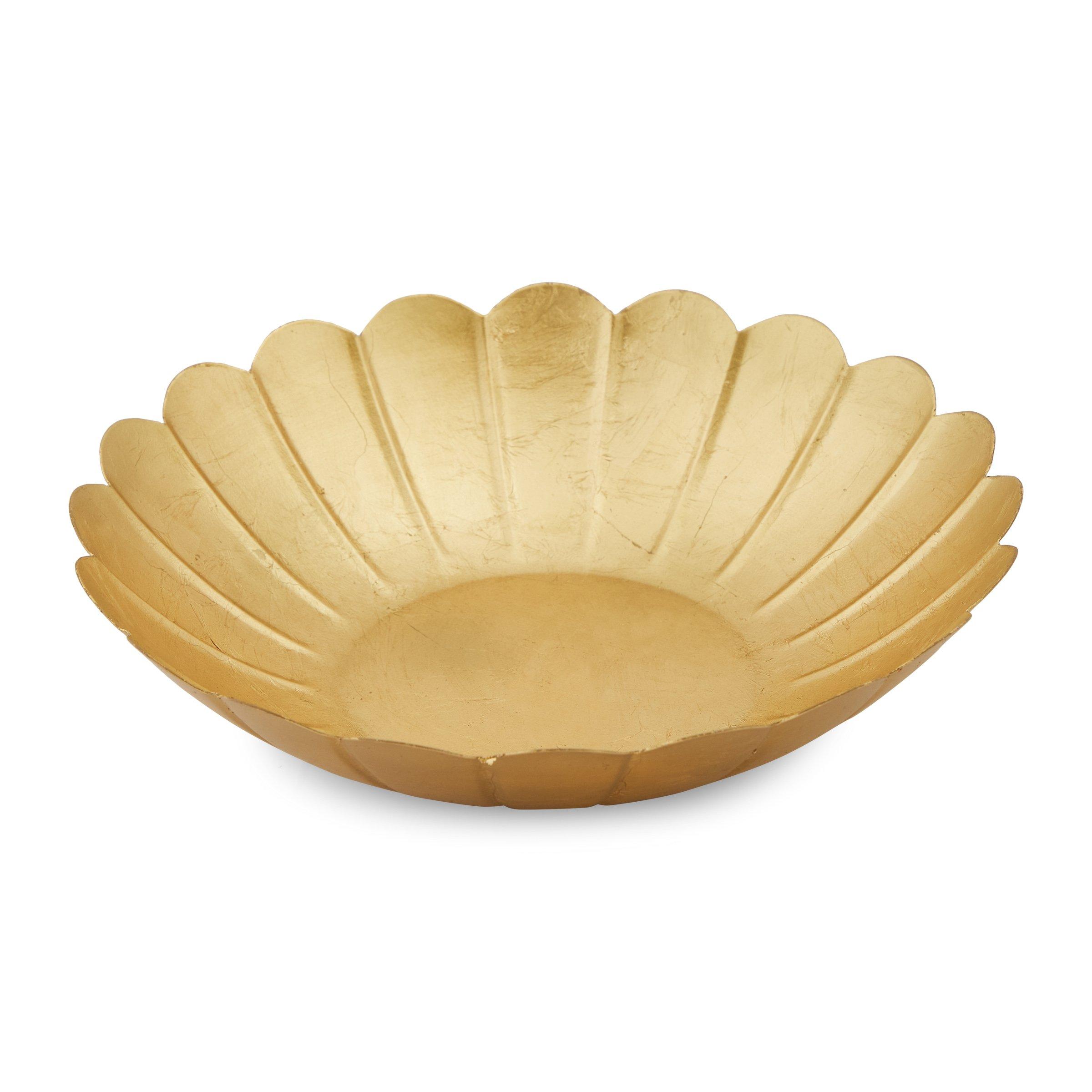 Gold Scallop Bowl (3141862) | Loads of Living