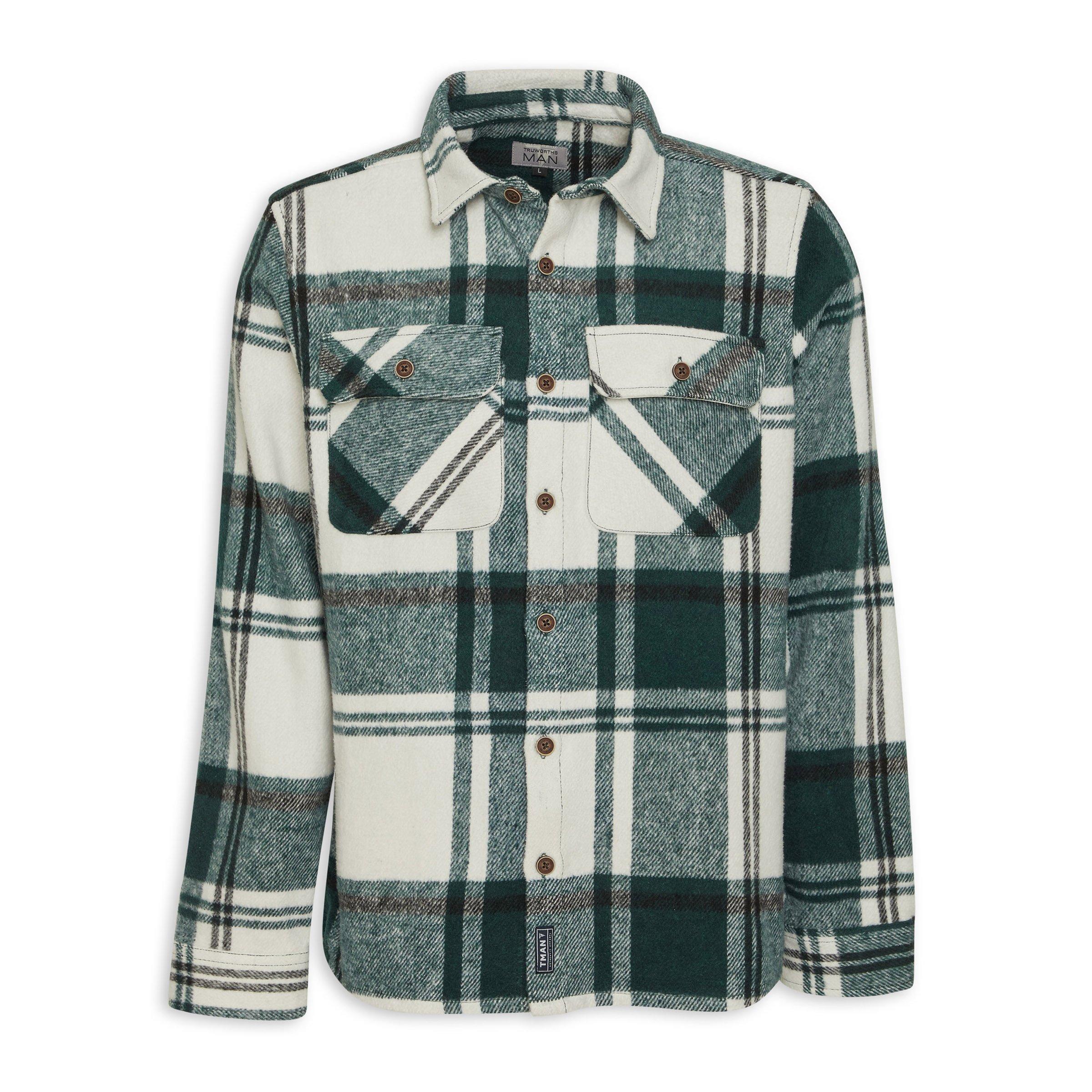 Green Check Shacket (3141897) | Truworths Man