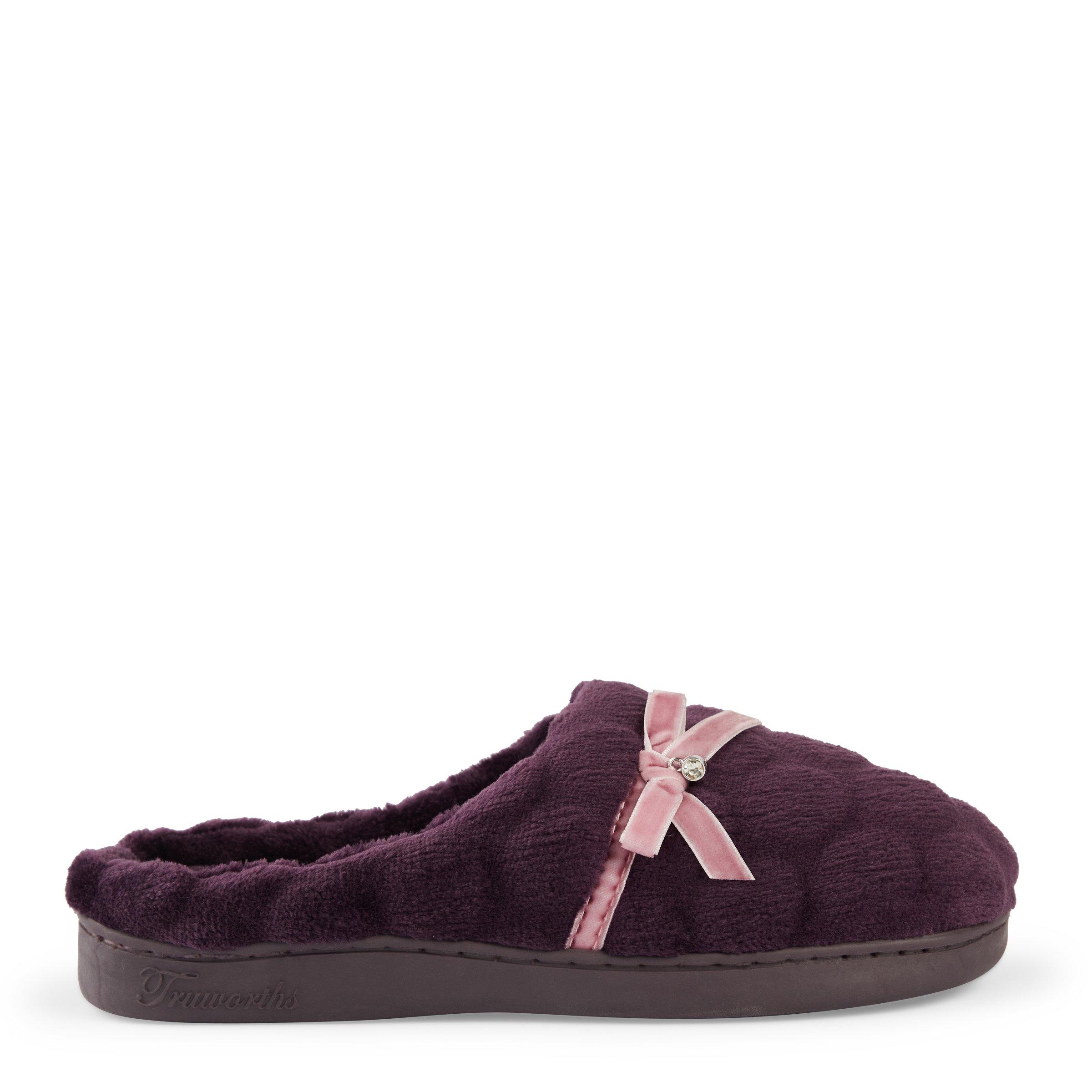 Purple Embossed Slippers (3141974) | Truworths