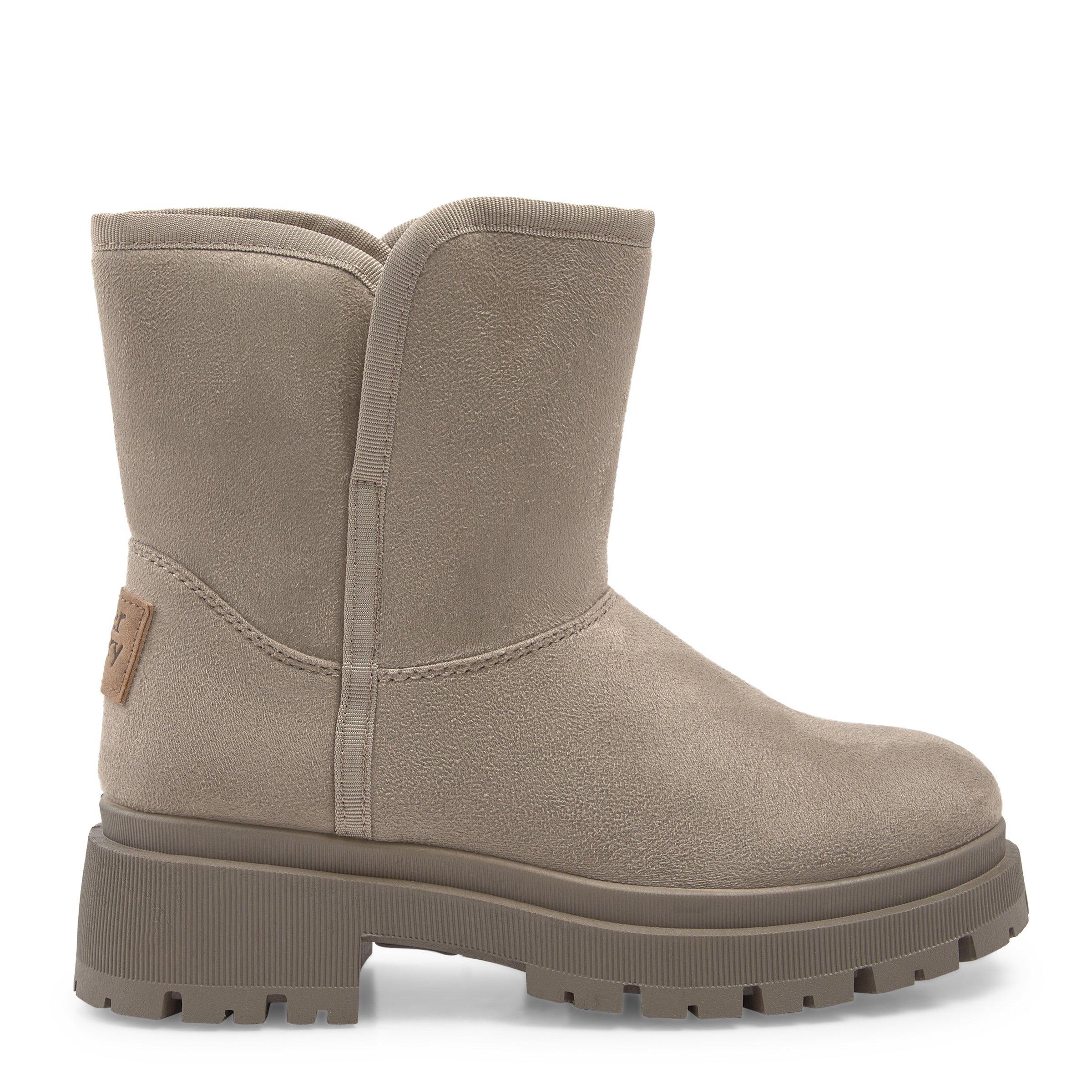 Beige Microfiber Boot (3142070) | Ginger Mary