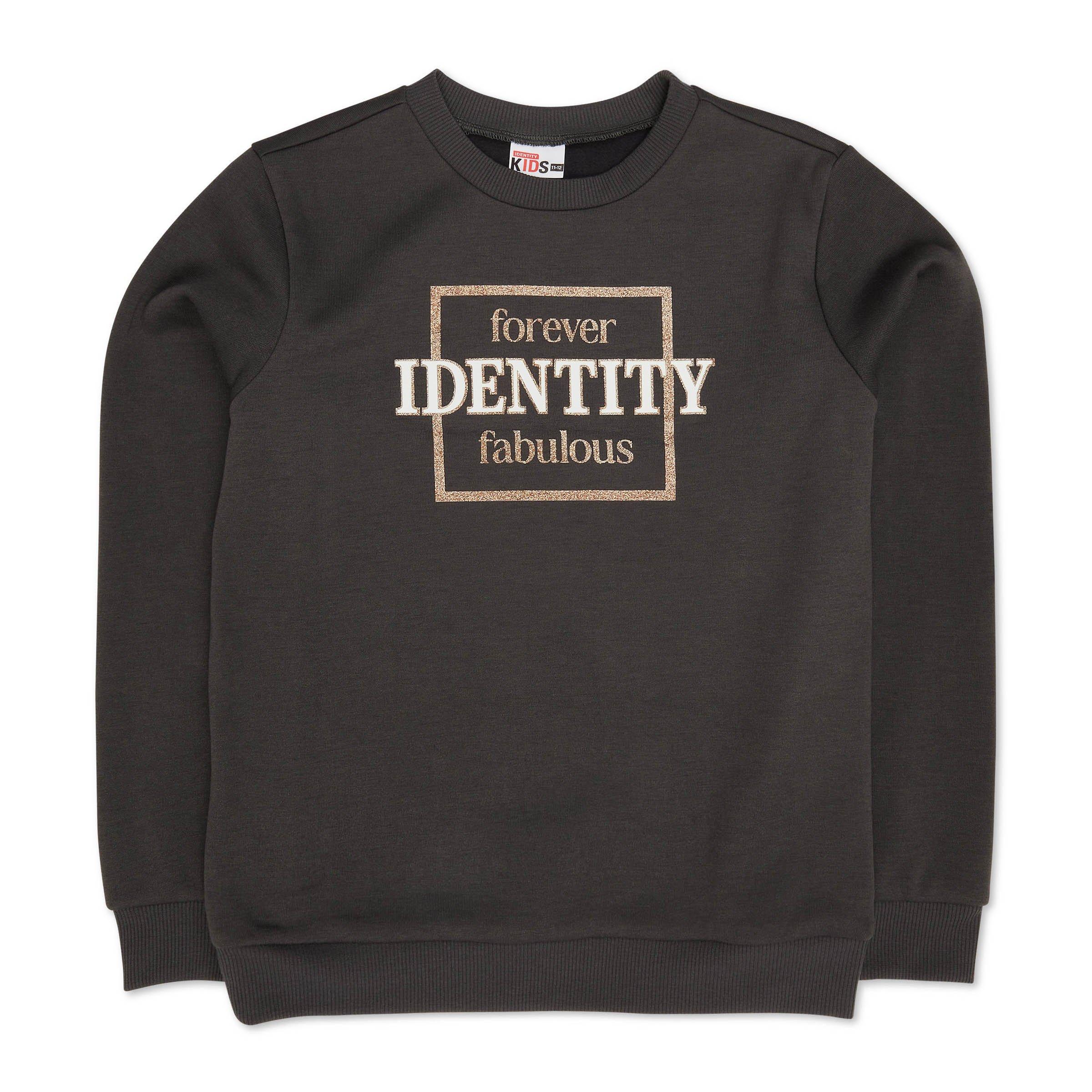 Girls Grey Sweat Top (3142185) | Identity