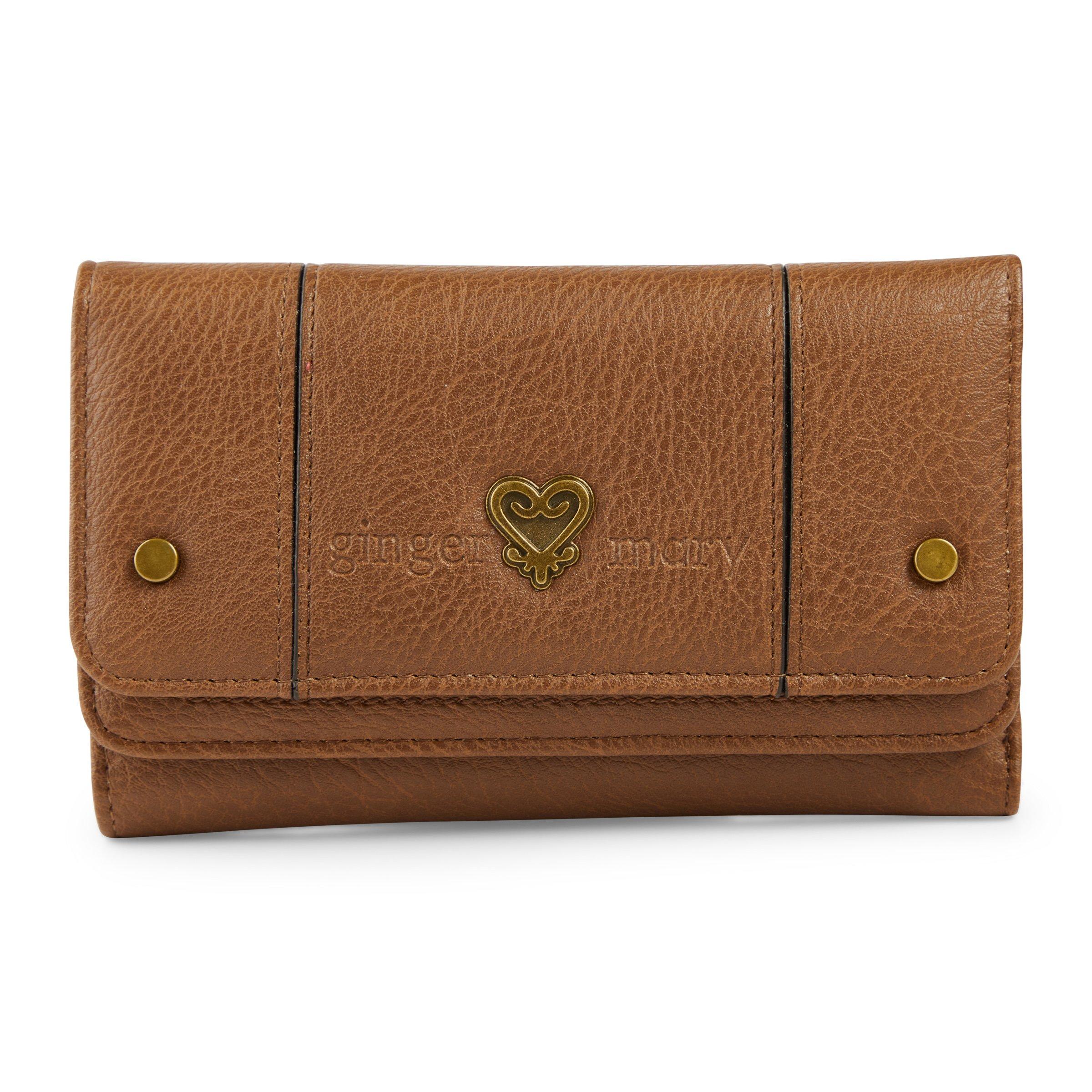Tan Double Flap Purse (3142283) | Ginger Mary