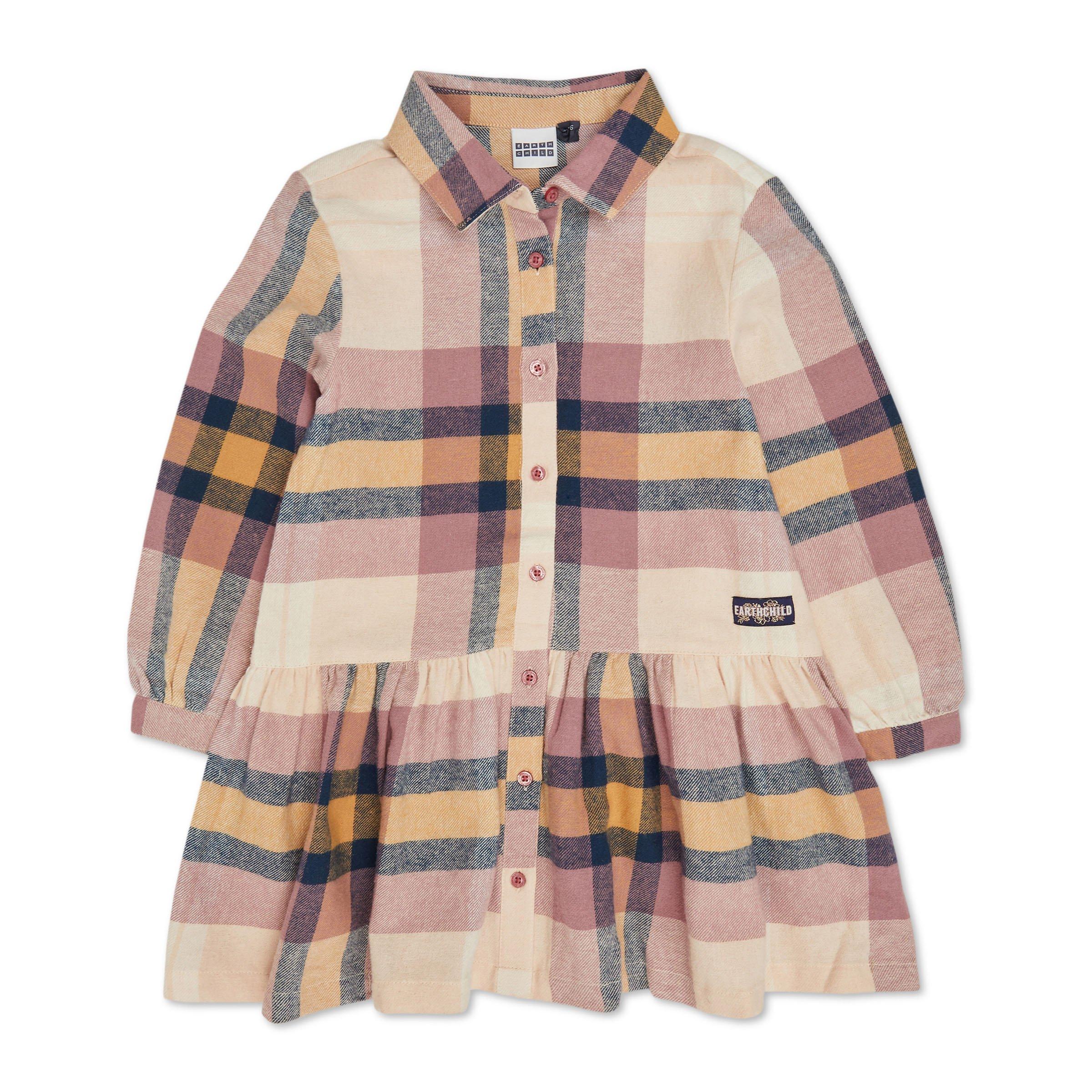 Kid Girls Check Dress (3142309) | Earthchild