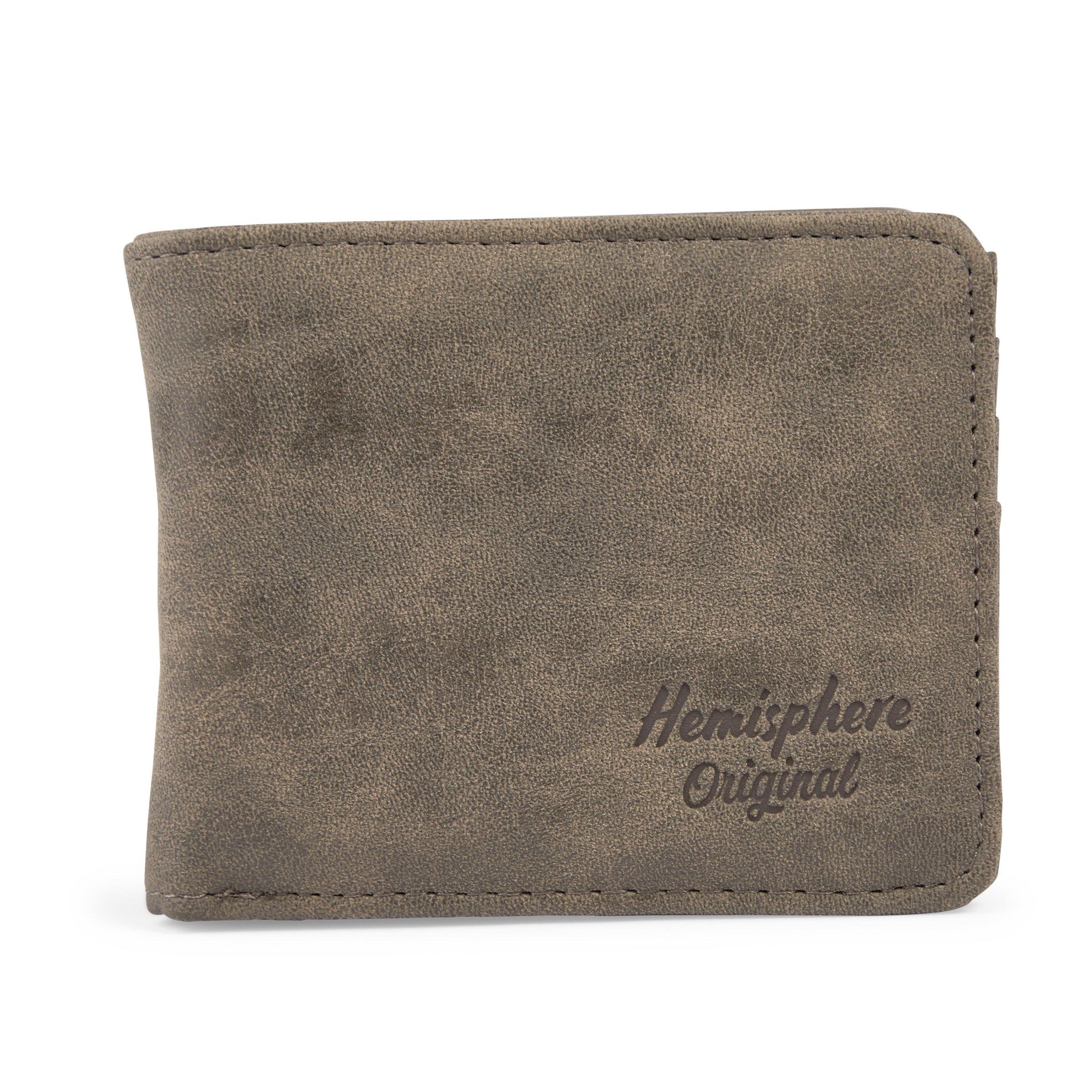 Brown Foldover Wallet (3142372) | Hemisphere