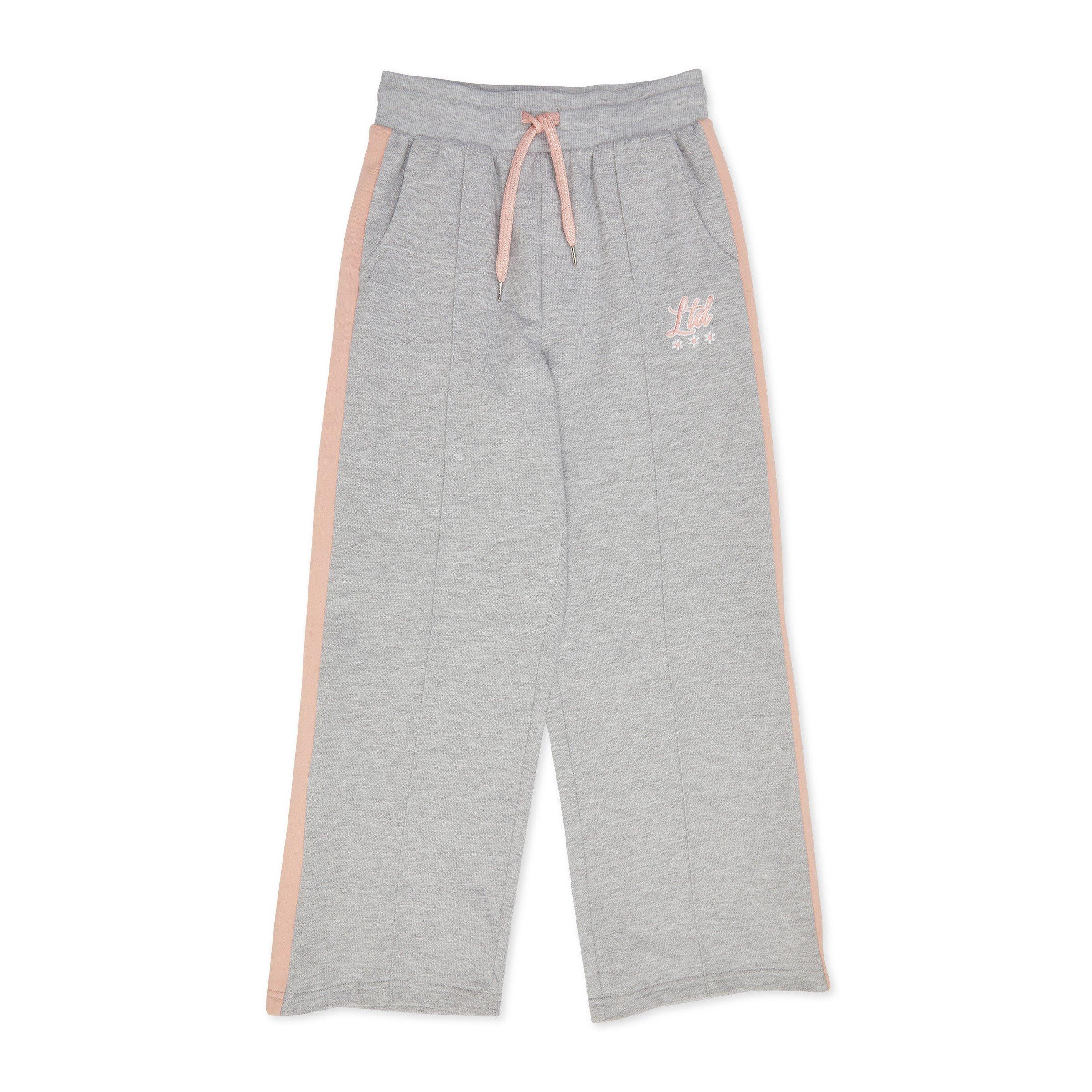 Girls Grey Flaired Pants (3142667) | LTD Kids