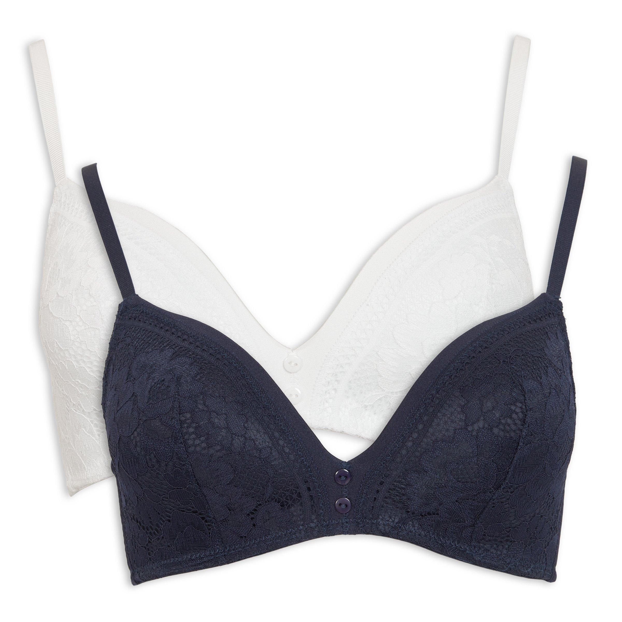 2-pack Non Wire Bras (3142905) | Truworths