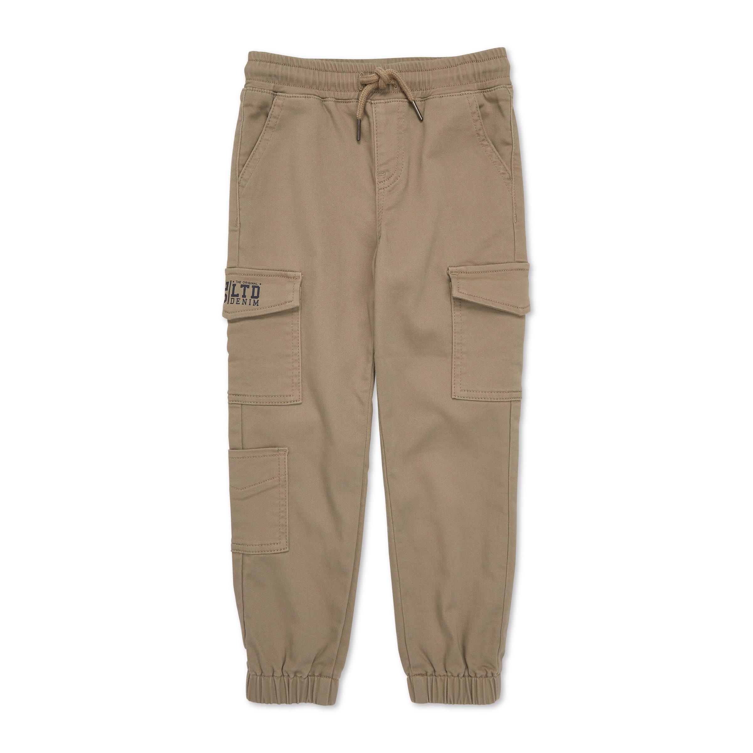 Kid Boys Tan Jogger Pants (3143030) | LTD Kids
