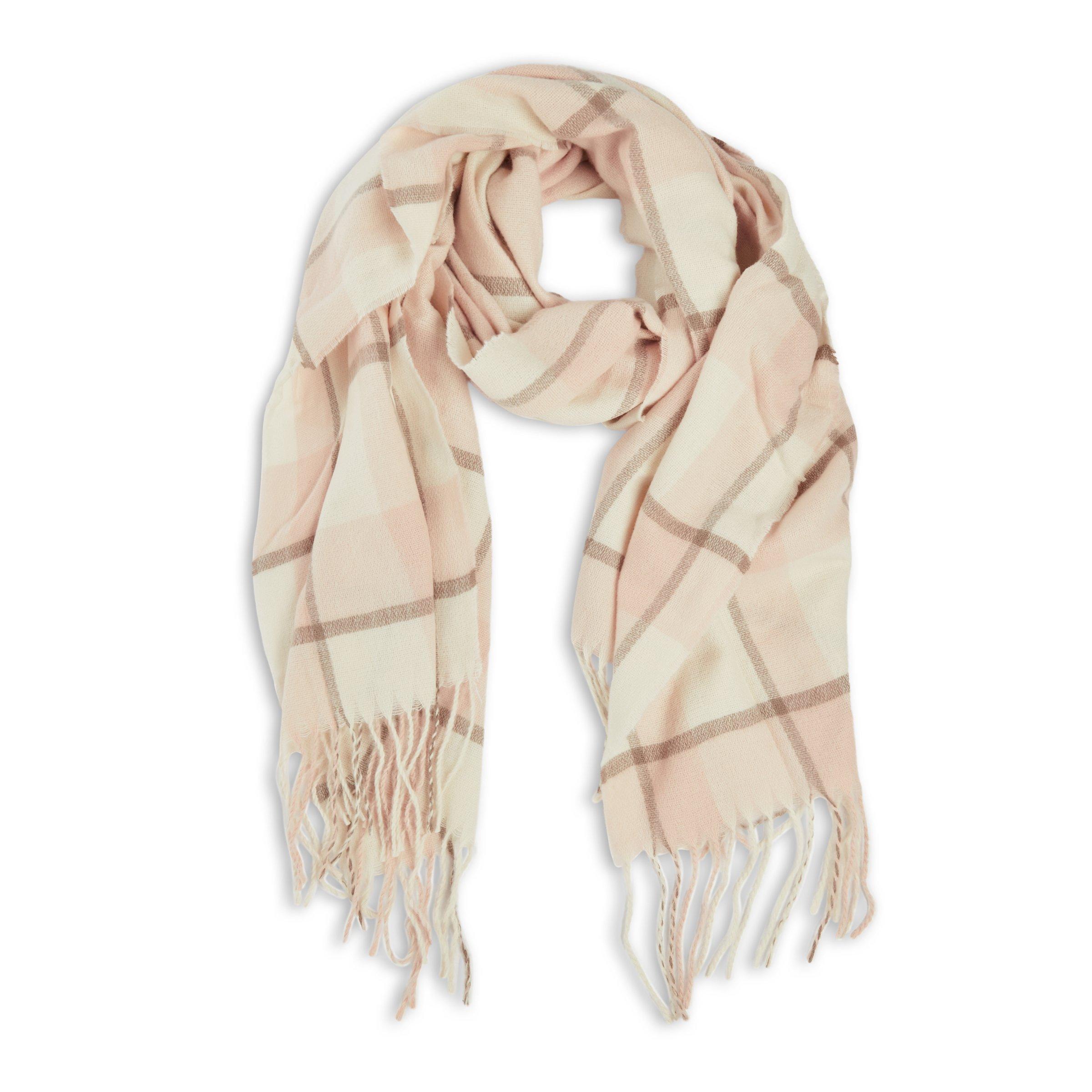 Pink Check Scarf (3143125) | Identity