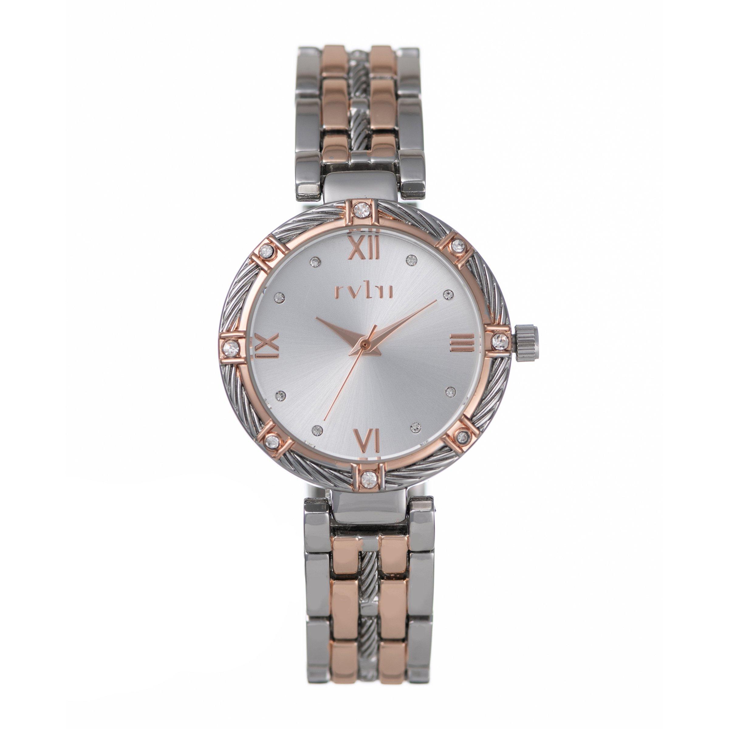 Two Tone Classic Metal Watch (3143167) | RVLRI