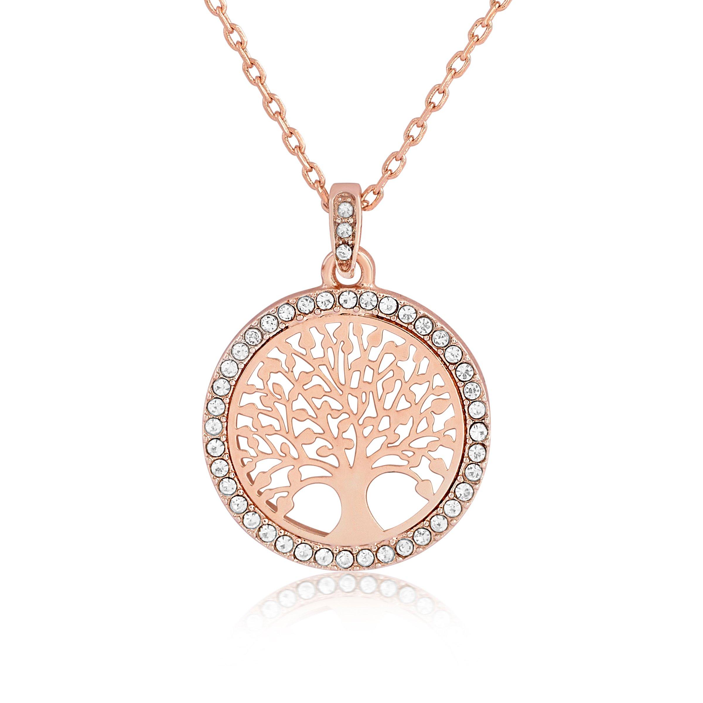 Rose Gold Plated Tree of Life Pendant (3143275) | Sparkle