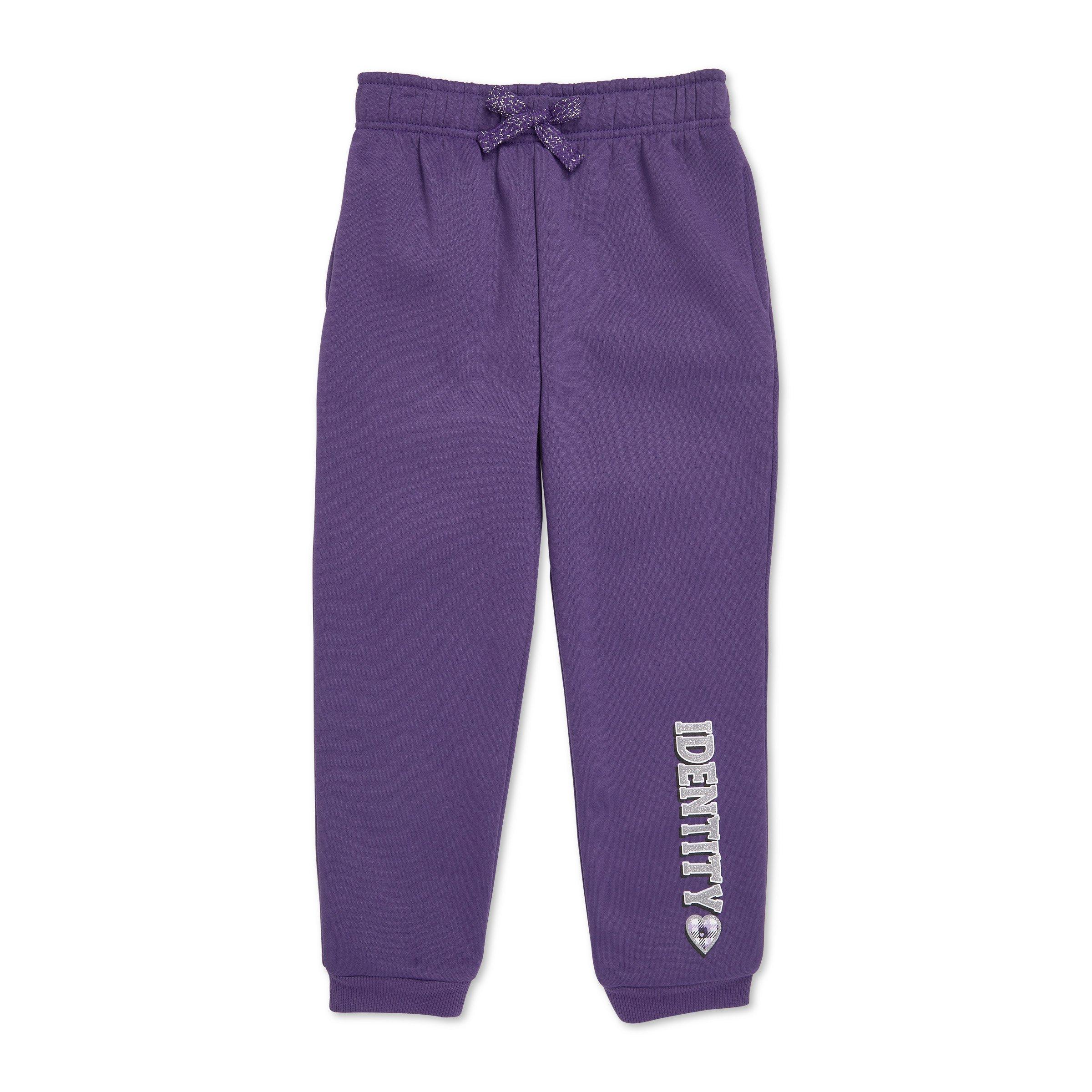 Kid Girl Purple Cuffed Jogger (3143380) | Identity