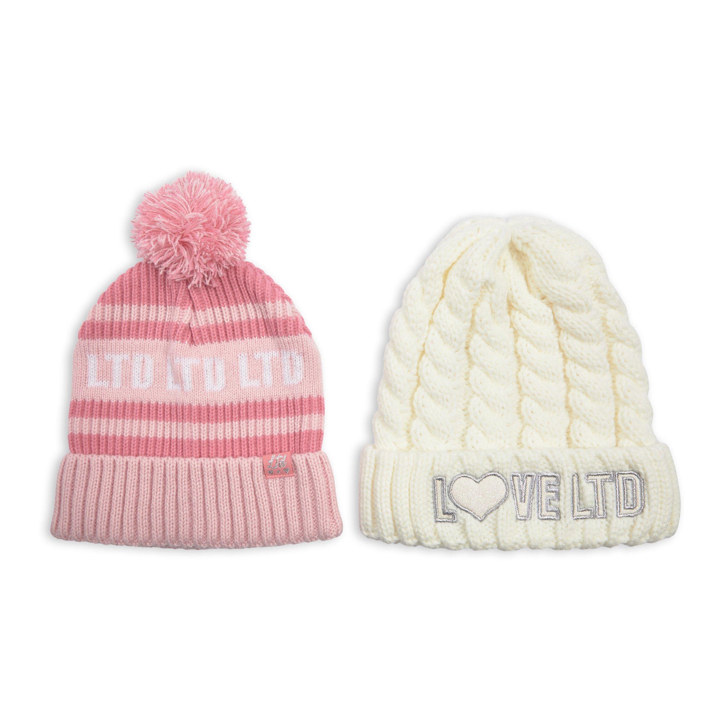 Kid Girls 2-pack Beanies (3143388) | LTD Kids