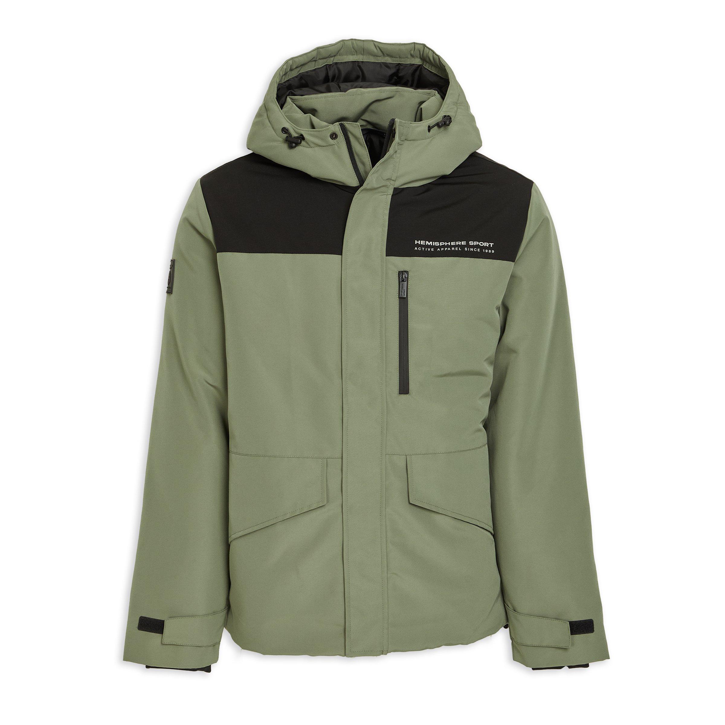 Sage Green Utility Jacket (3143474) | Hemisphere Sport