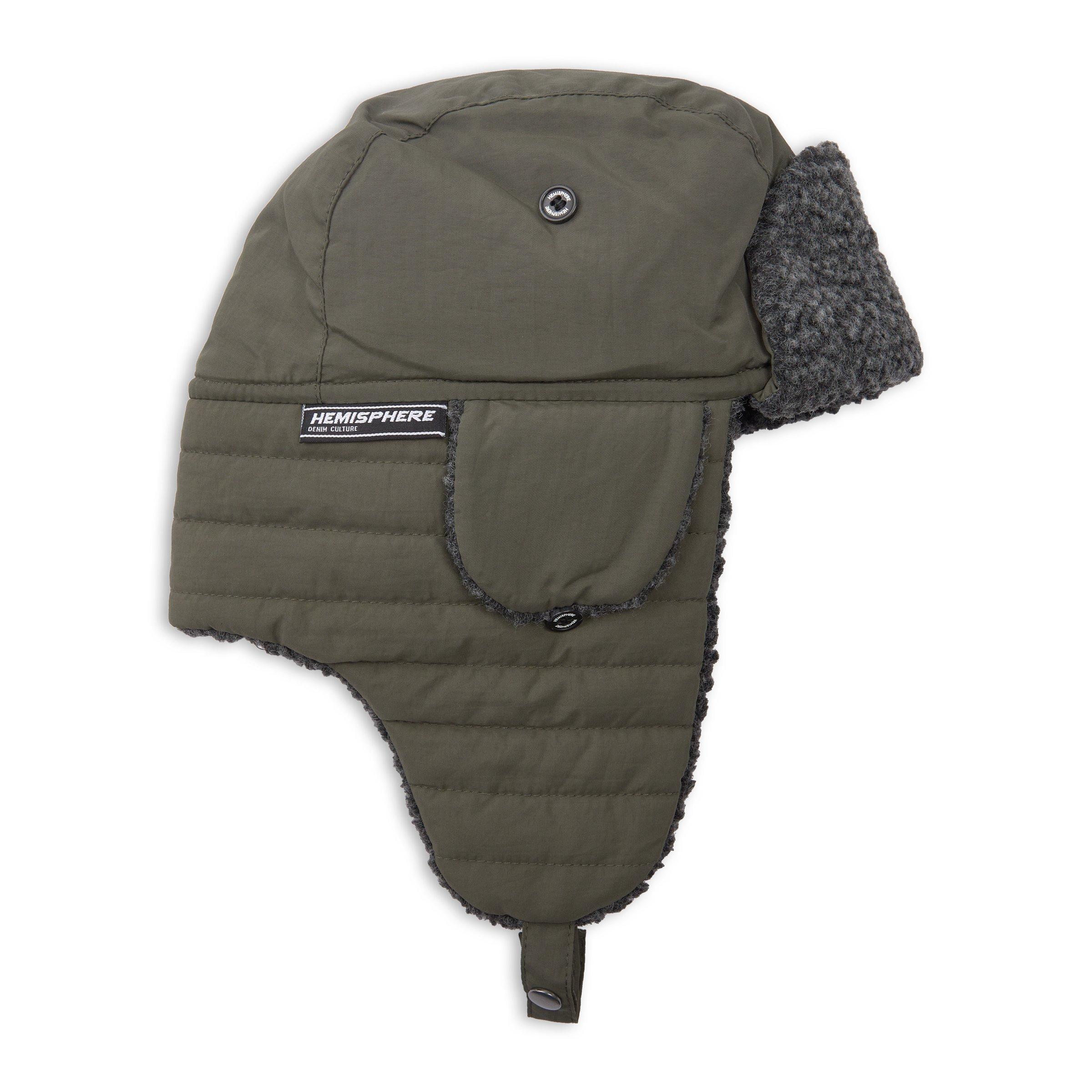 Green Quilted Trapper Hat (3143587) | Hemisphere