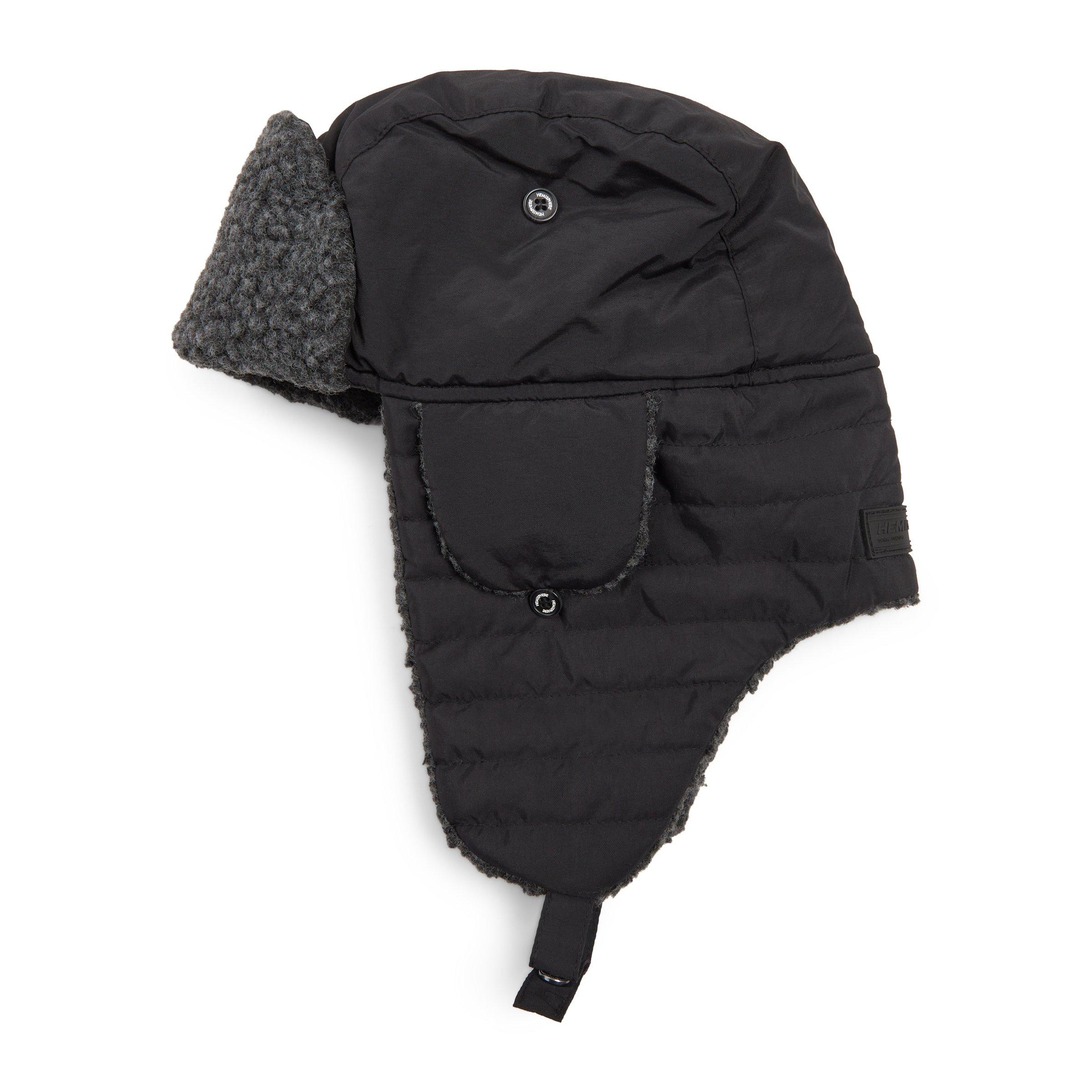 Black Quilted Trapper Hat (3143588) | Hemisphere