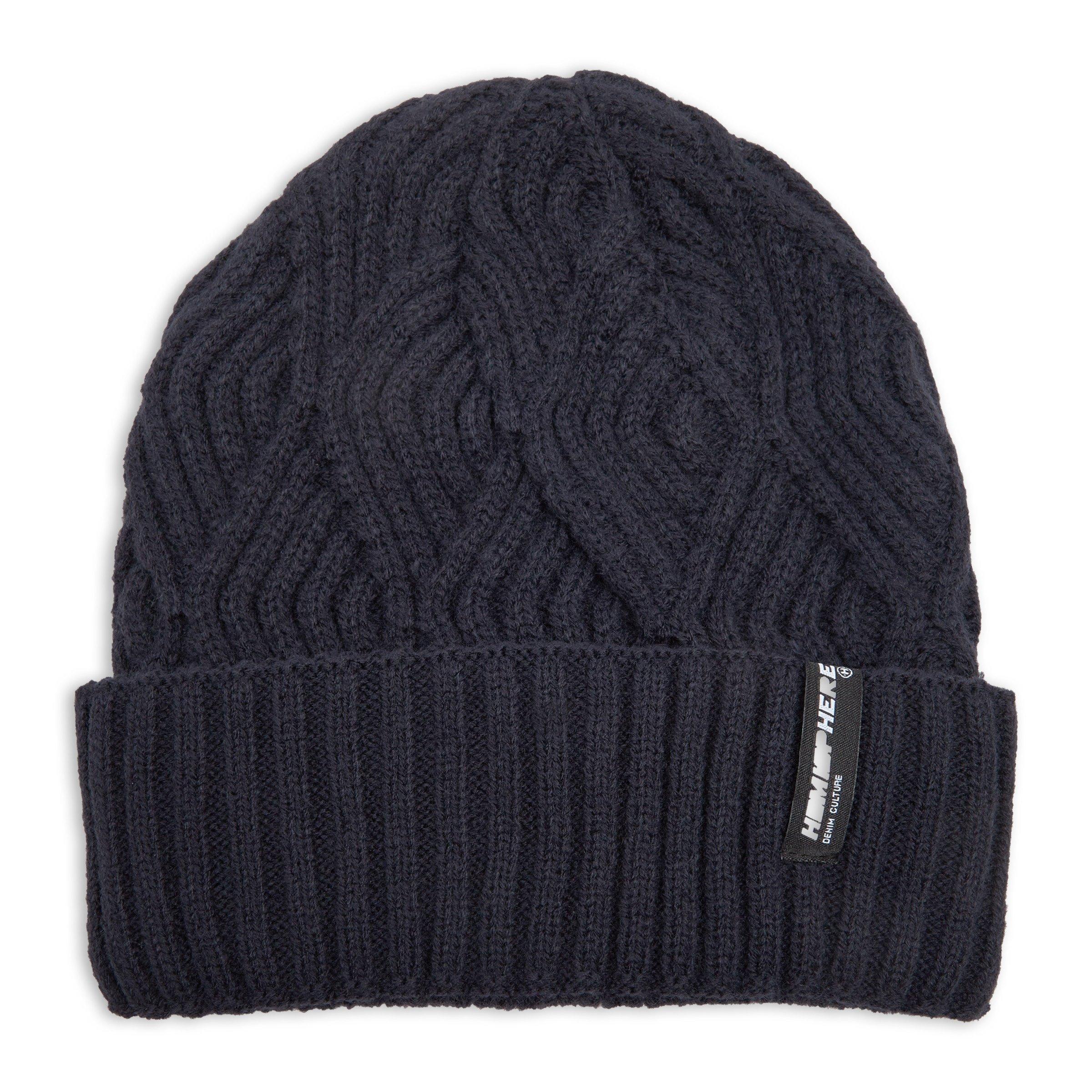 Navy Textured Beanie (3143642) | Hemisphere