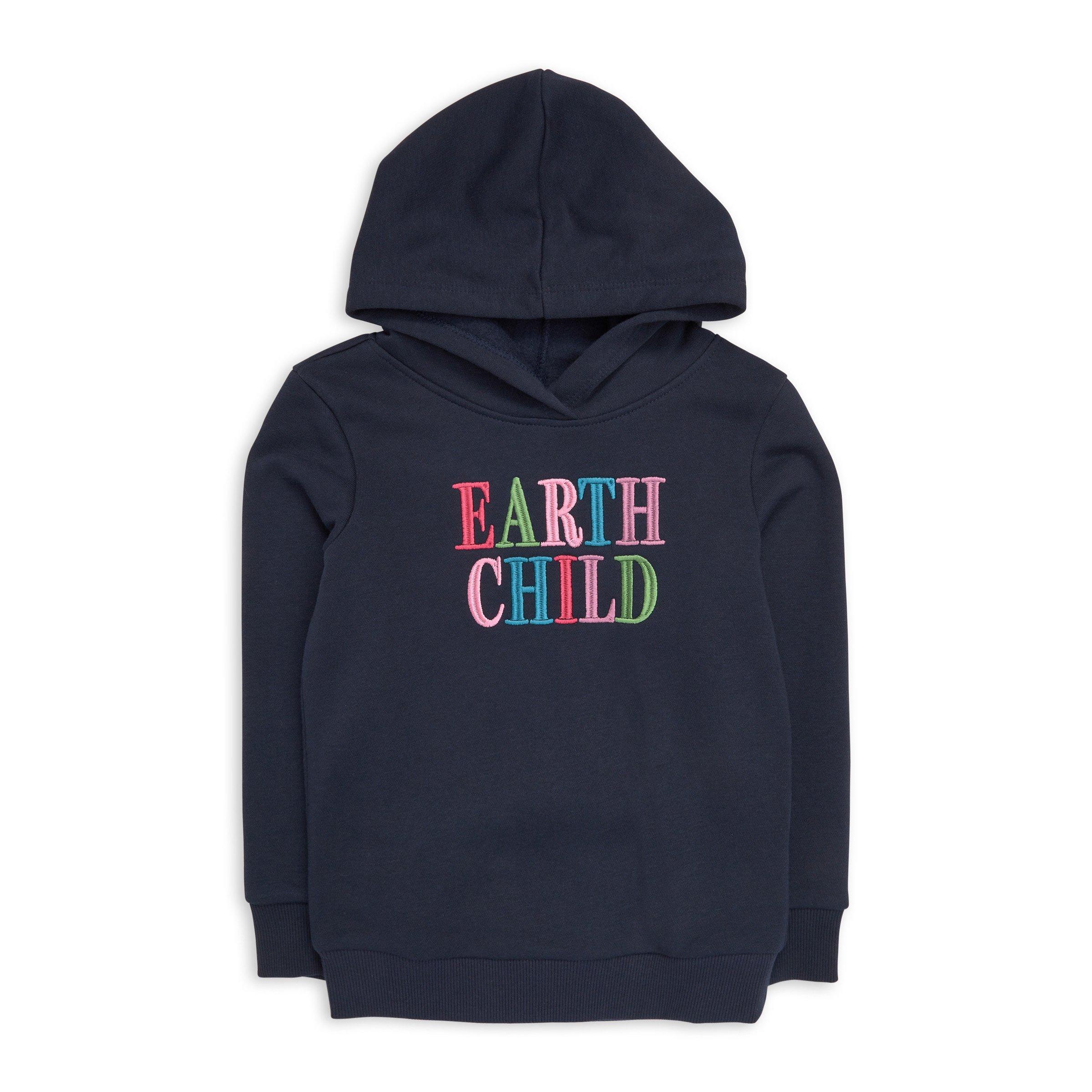 Kid Girls Navy Hoodie (3143656) | Earthchild