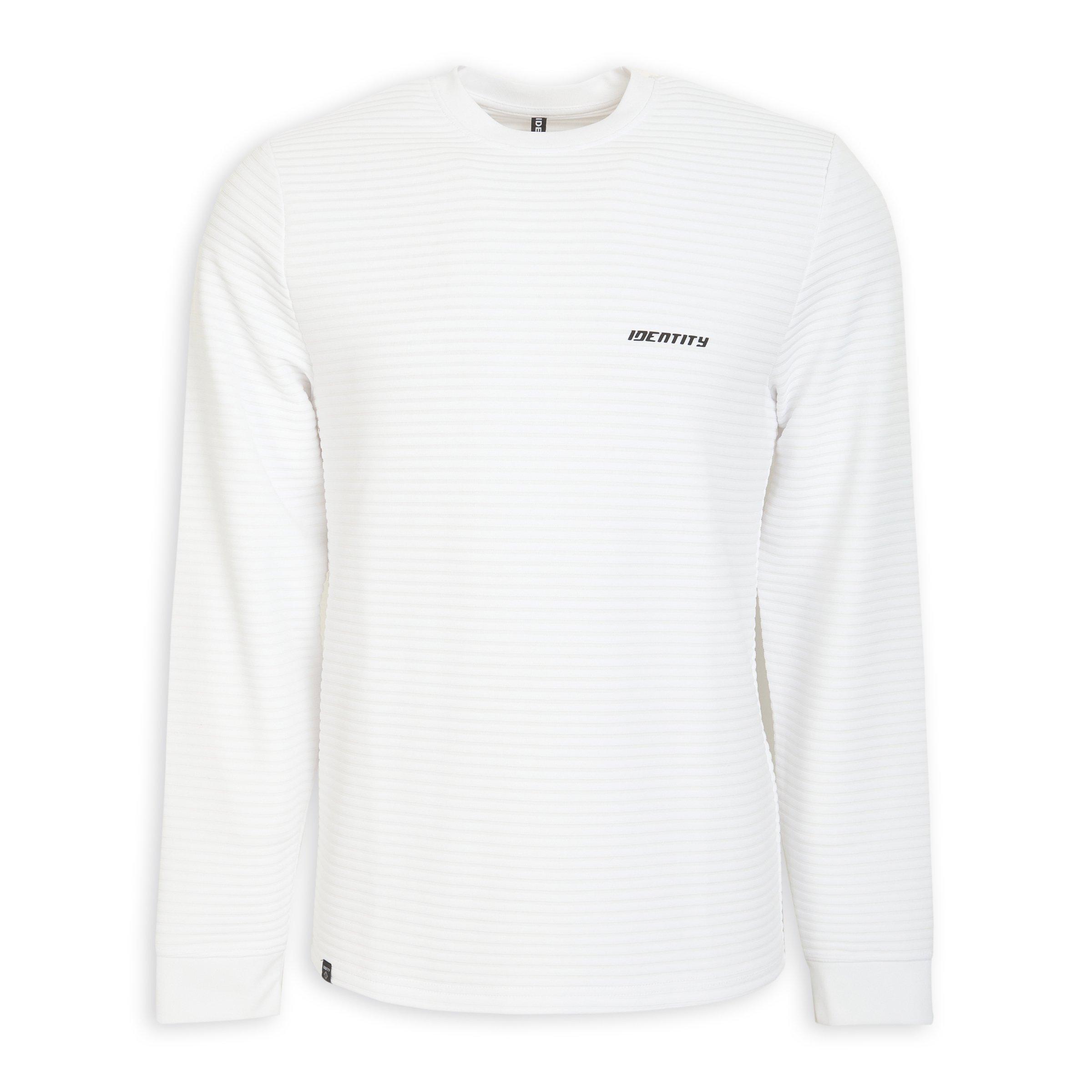 Plain White Long Sleeve T-shirt (3143862) | Identity