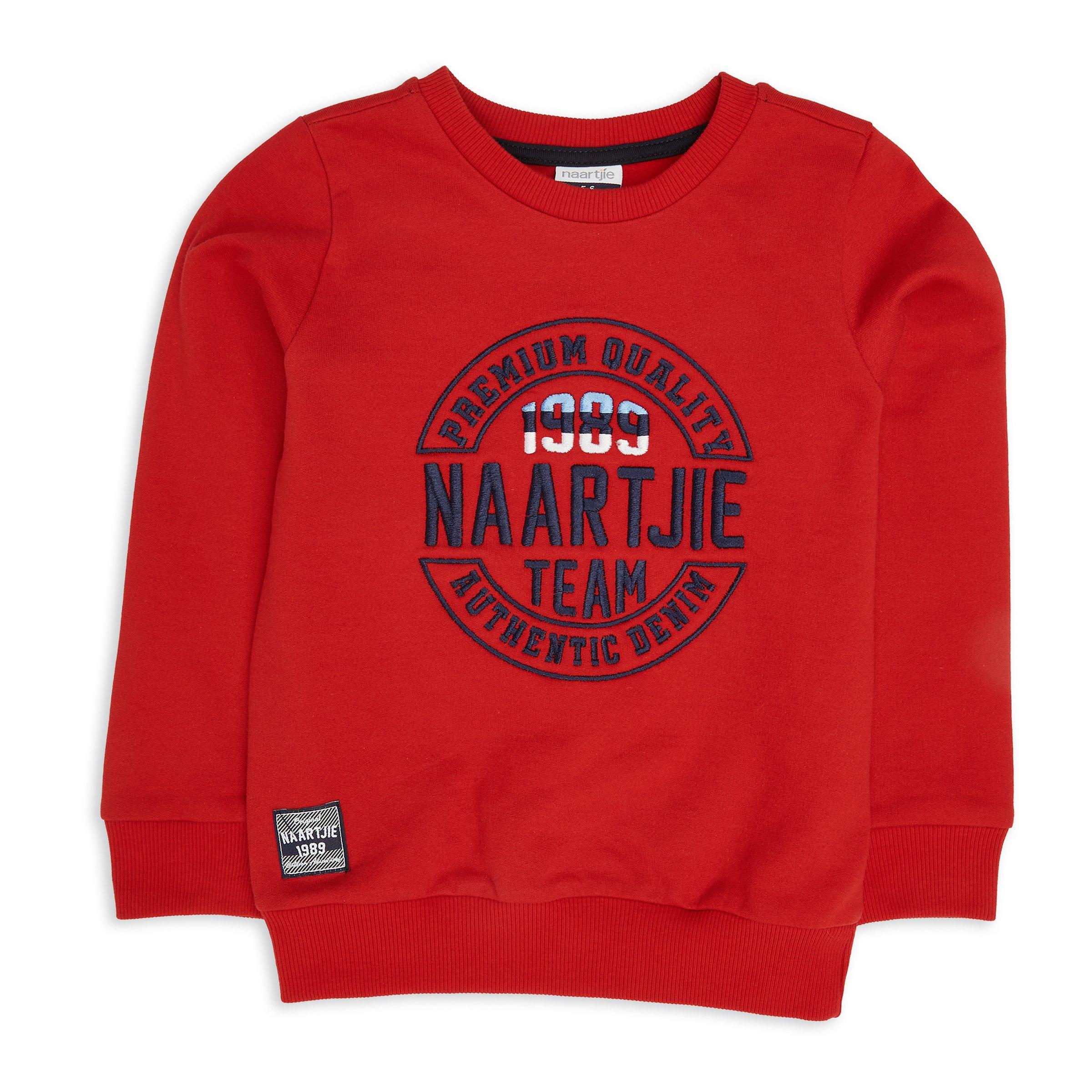Kid Boys Red Sweat Top (3144087) | Naartjie