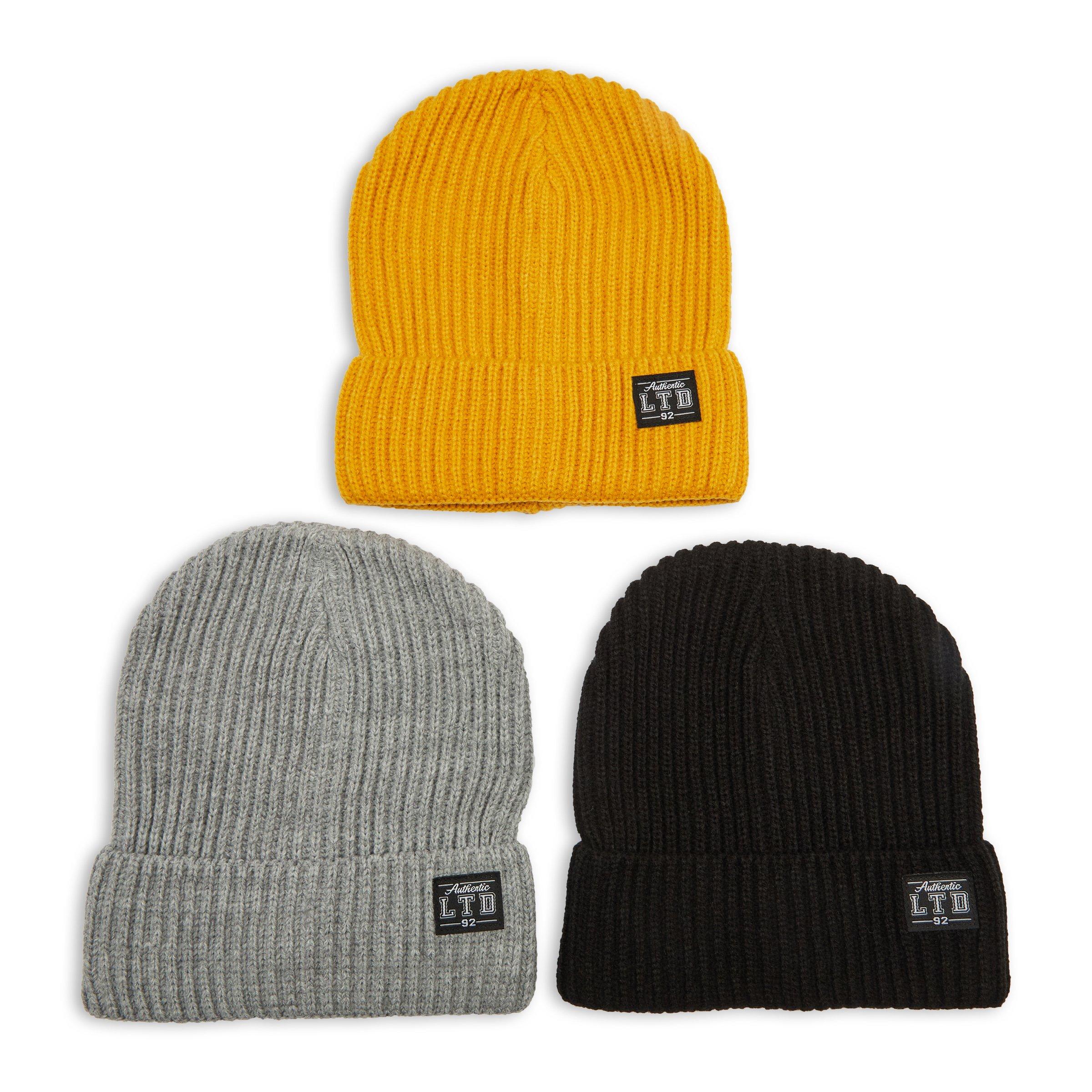 Kid Boys 3-pack Beanies (3144960) | LTD Kids