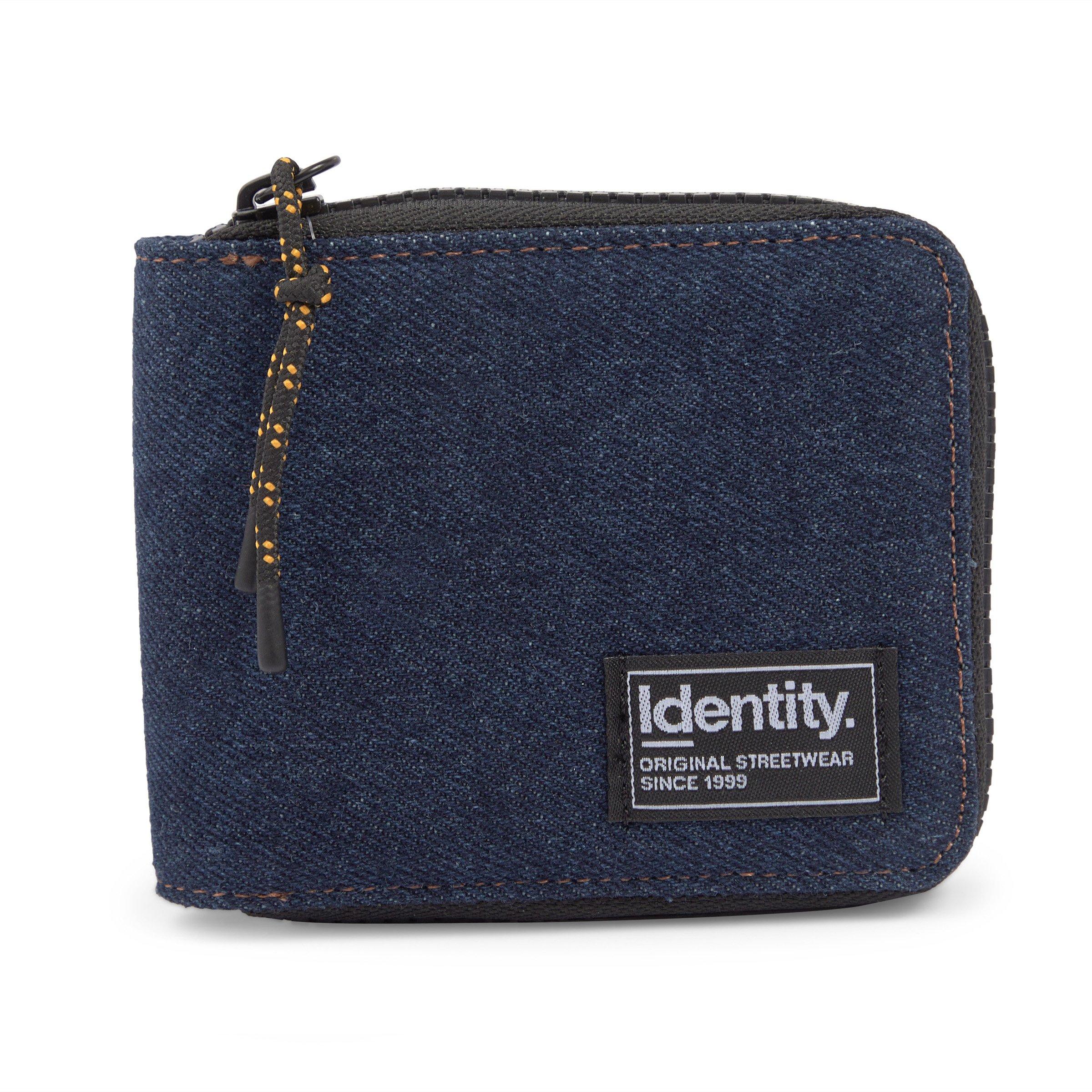Indigo Denim Zipped Wallet (3145073) | Identity