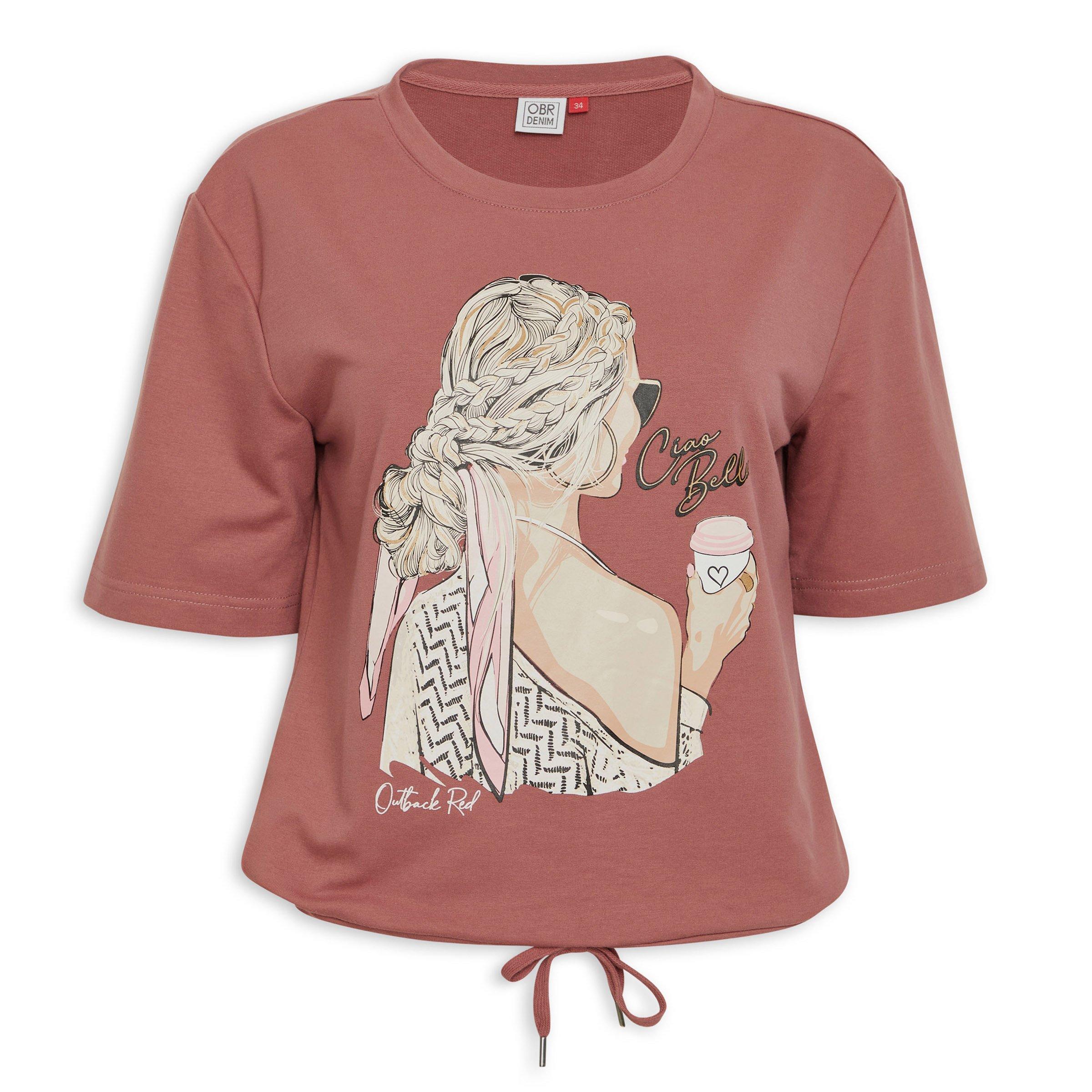 Pink Graphic T-shirt (3145226) | OUTBACK RED