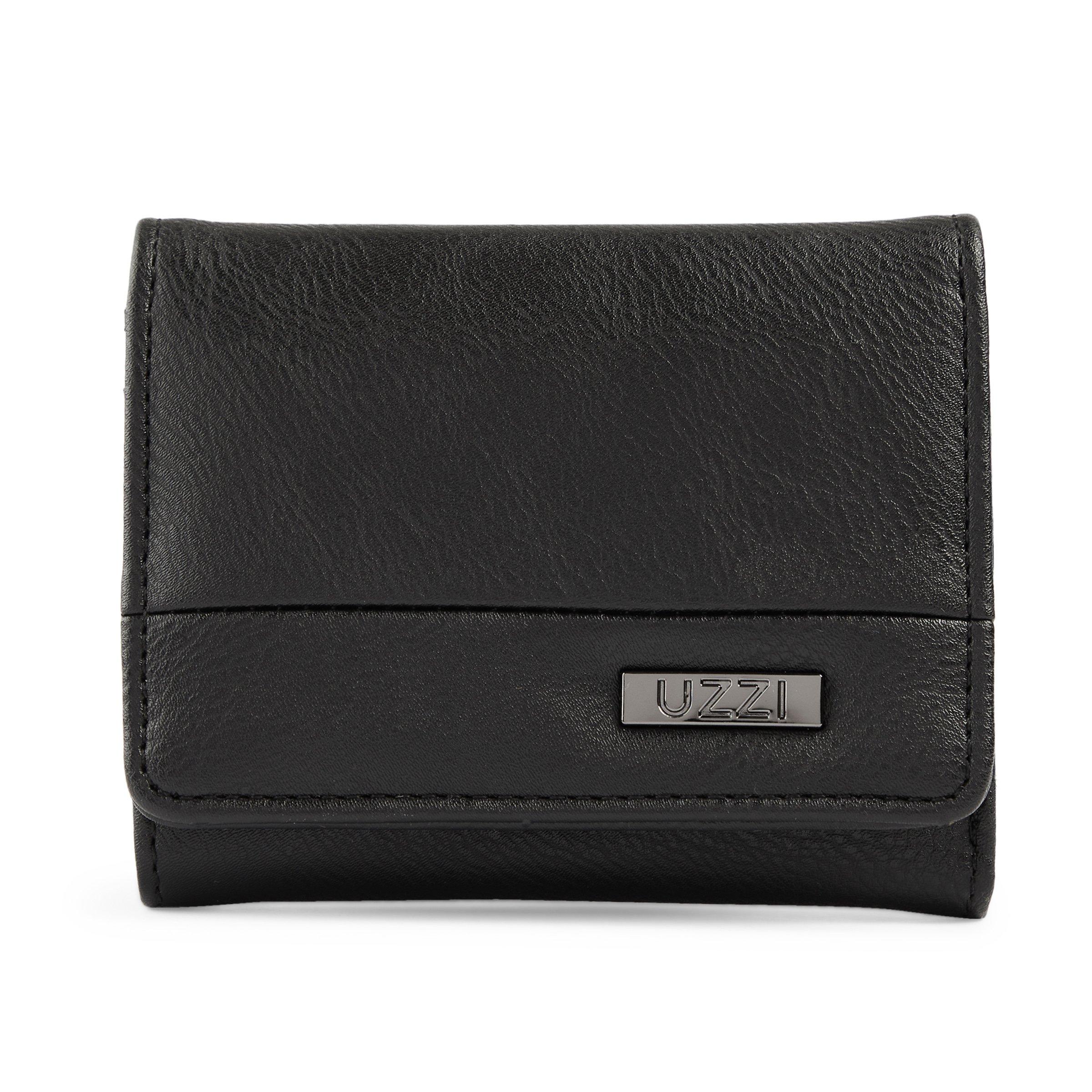 Black Trifold Wallet (3145391) | UZZI