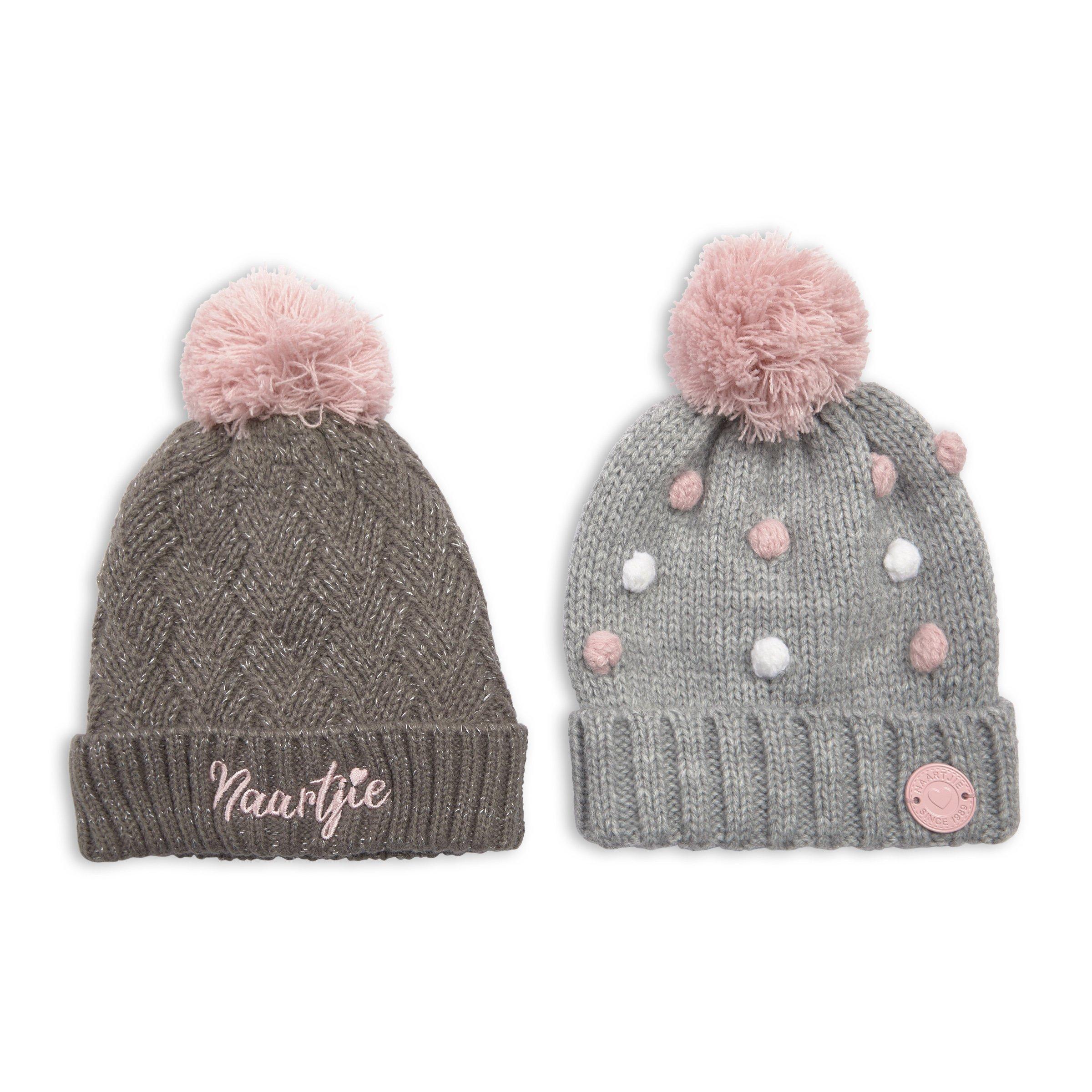 Baby Girls 2-pack Beanies (3145423) | Naartjie