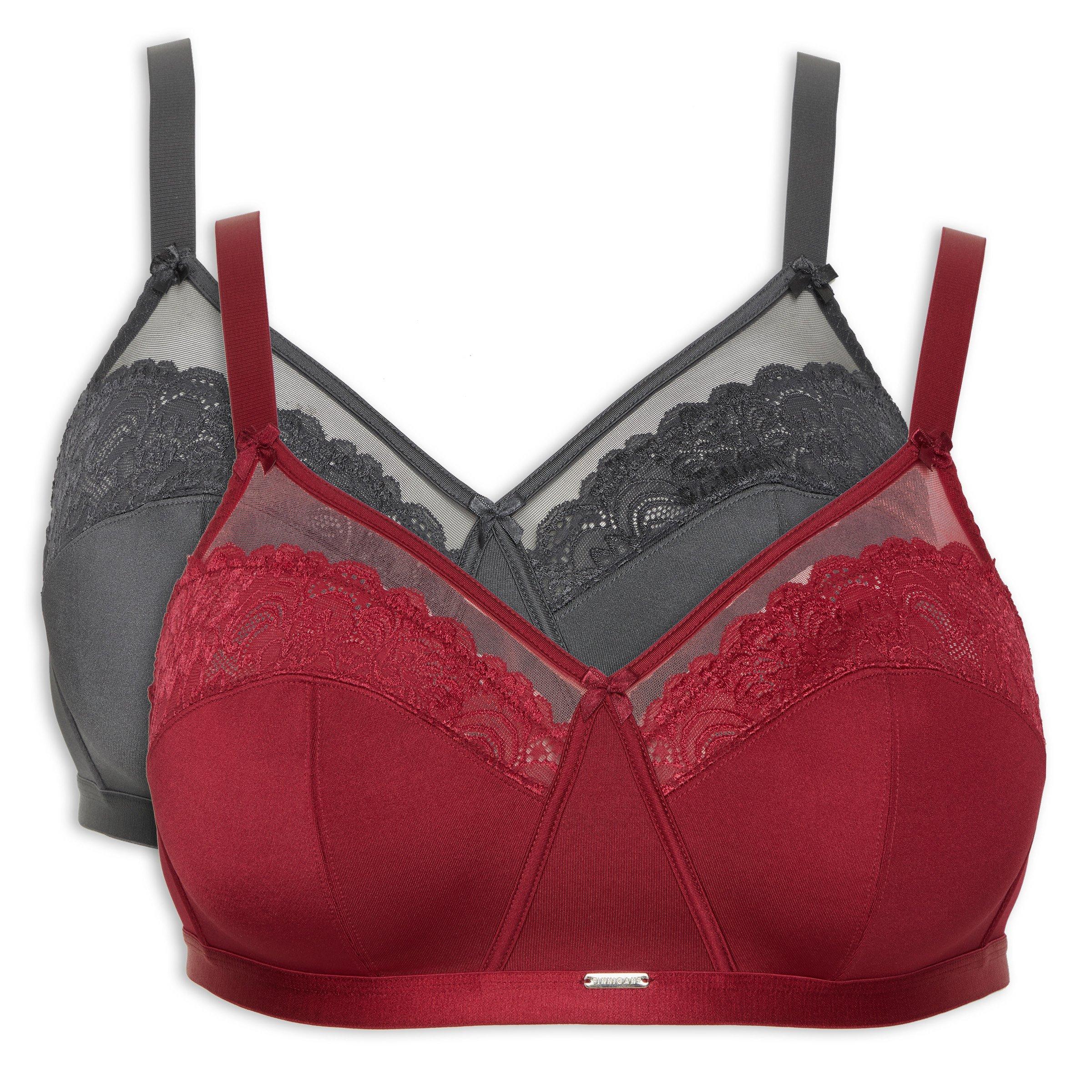 2-pack Non-Wire Bras (3145735) | Finnigans
