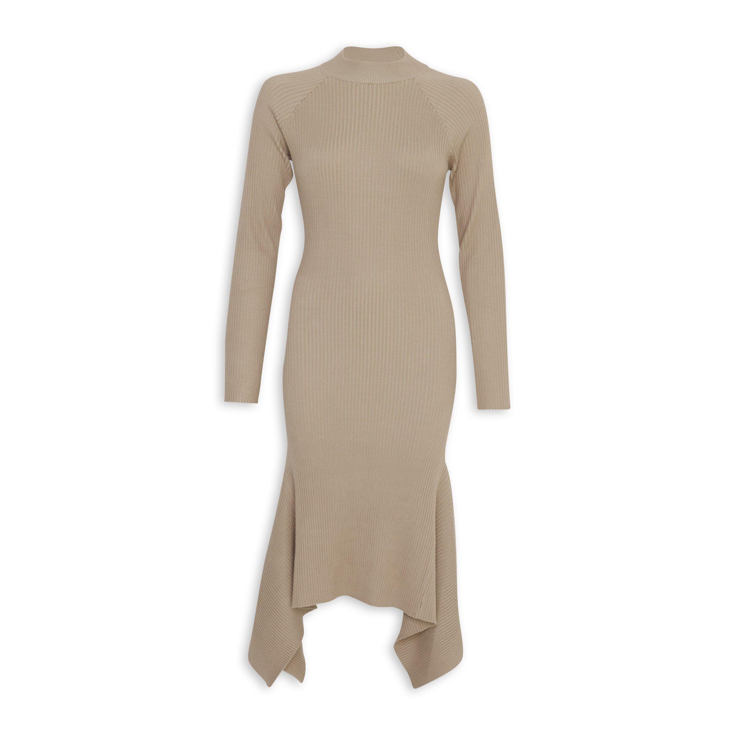 Beige Knit Dress (3145883) | LTD Woman
