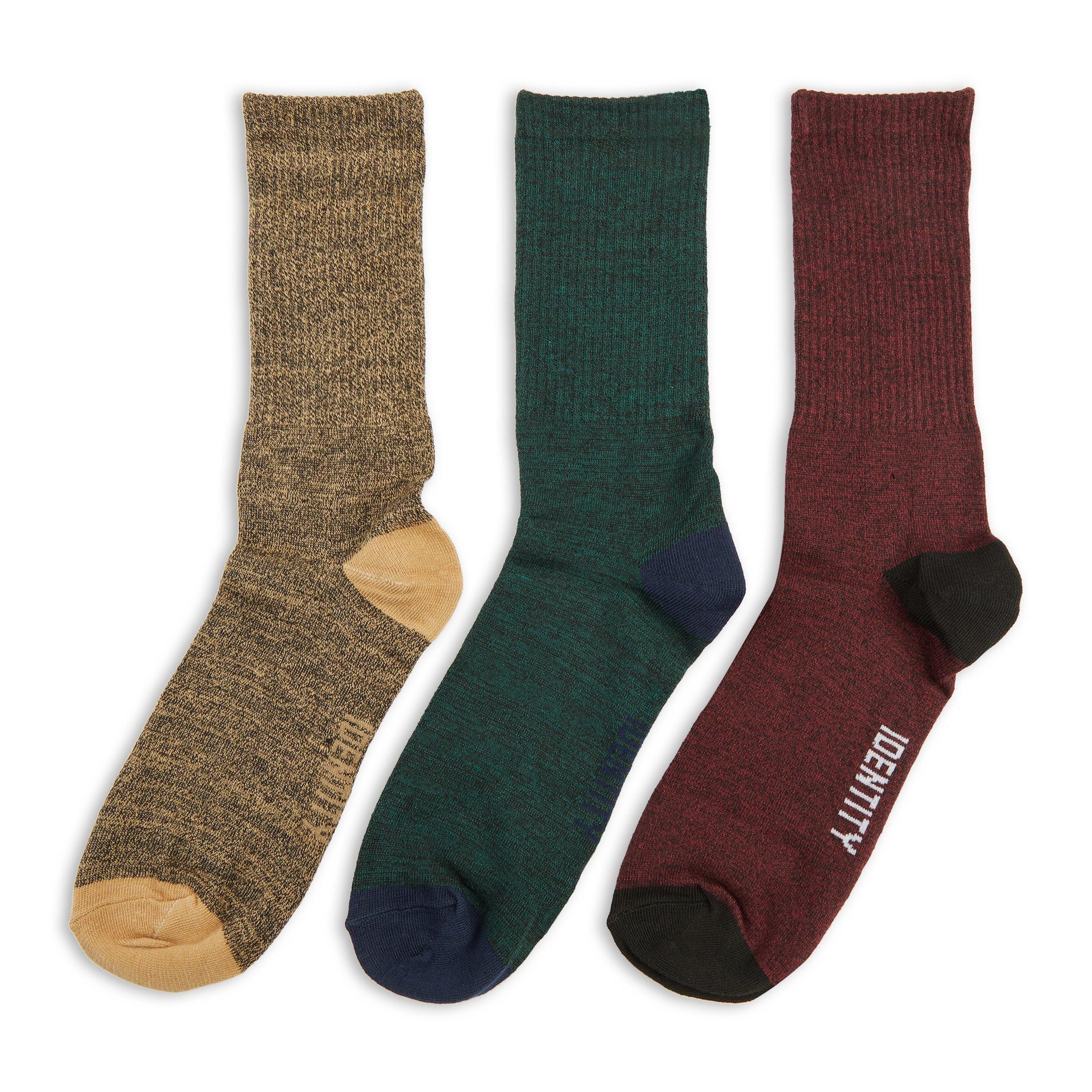 3-pack Boot Socks (3145897) | Identity
