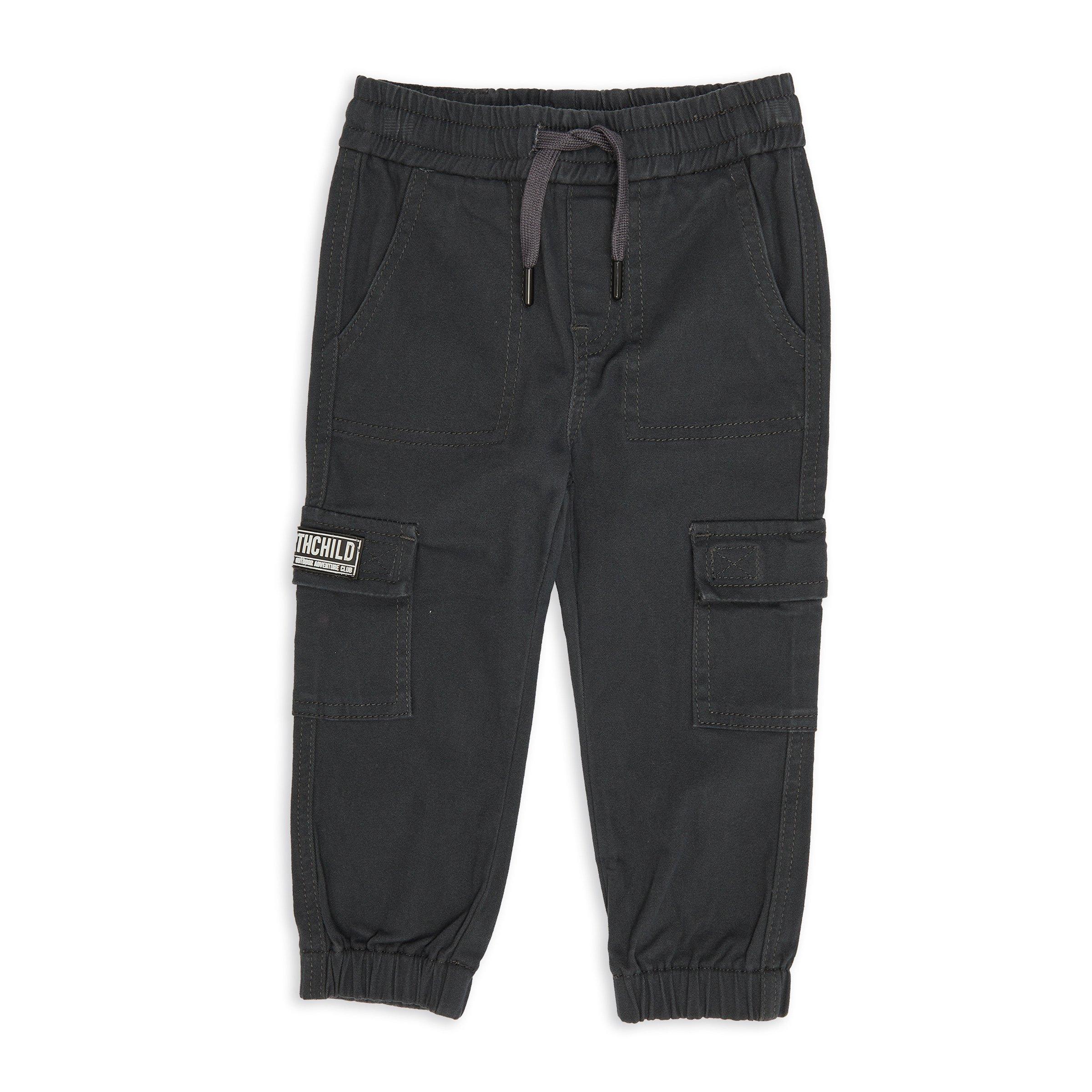 Baby Boy Grey Cargo Pants (3145941) | Earthchild