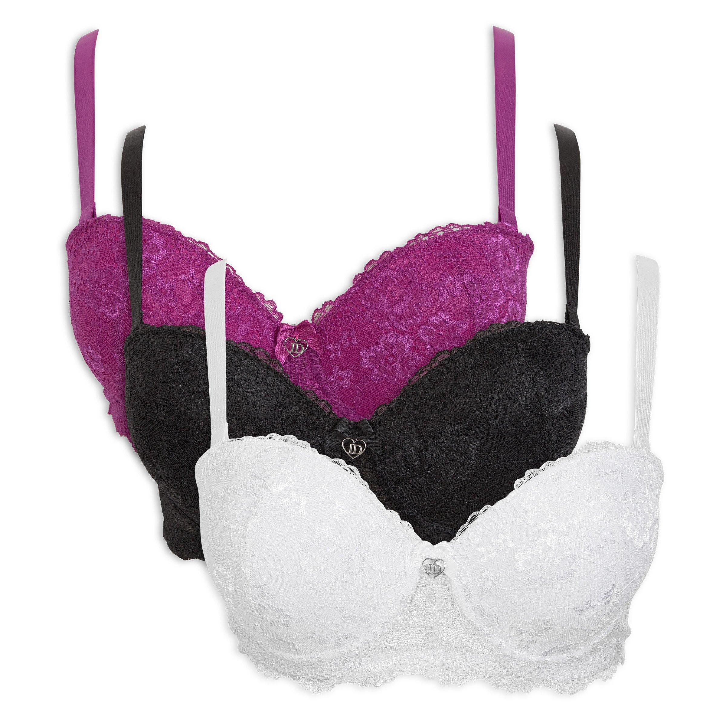 3-pack Padded Bras (3146149) | Identity