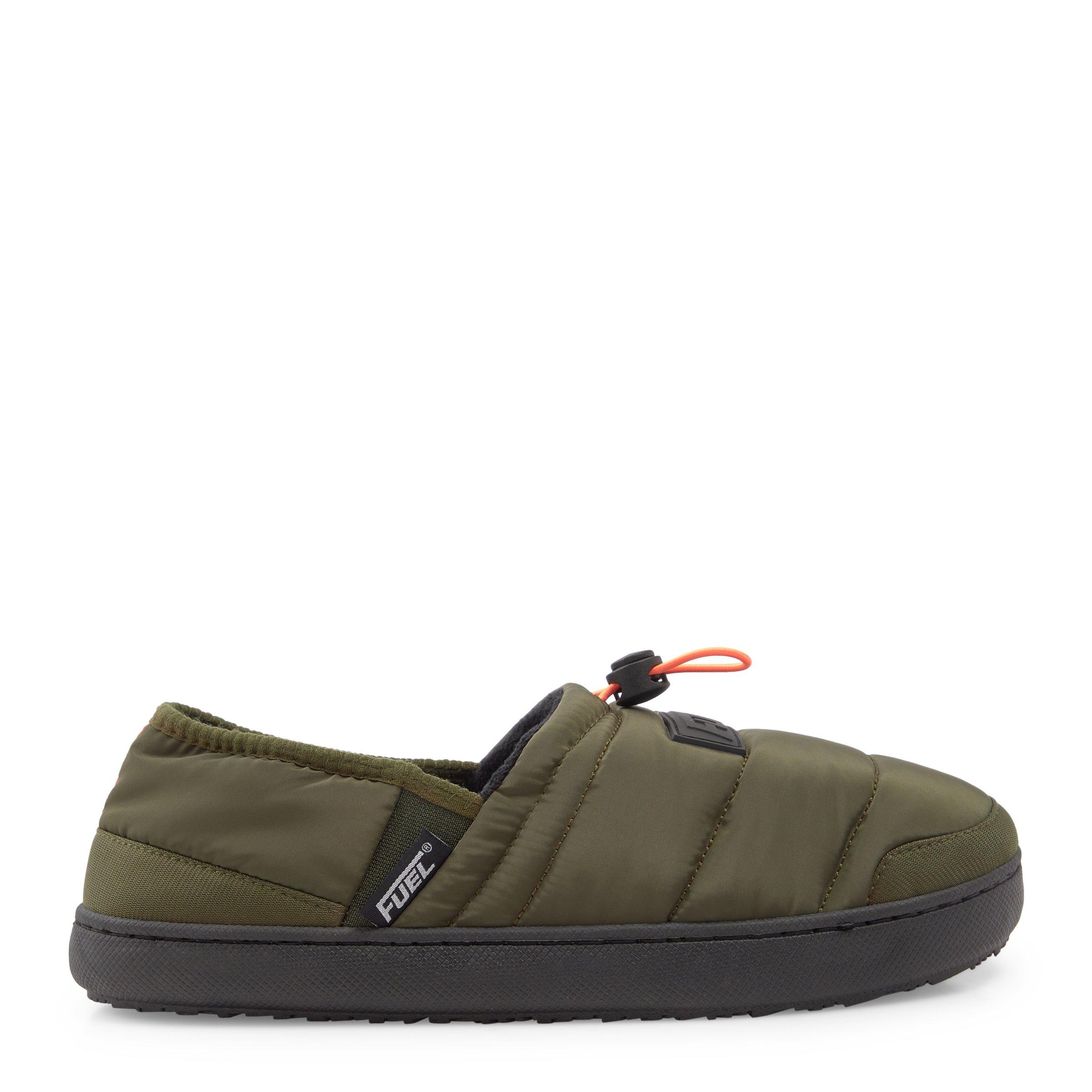 Olive Green Slip-On Slippers (3146192) | Fuel